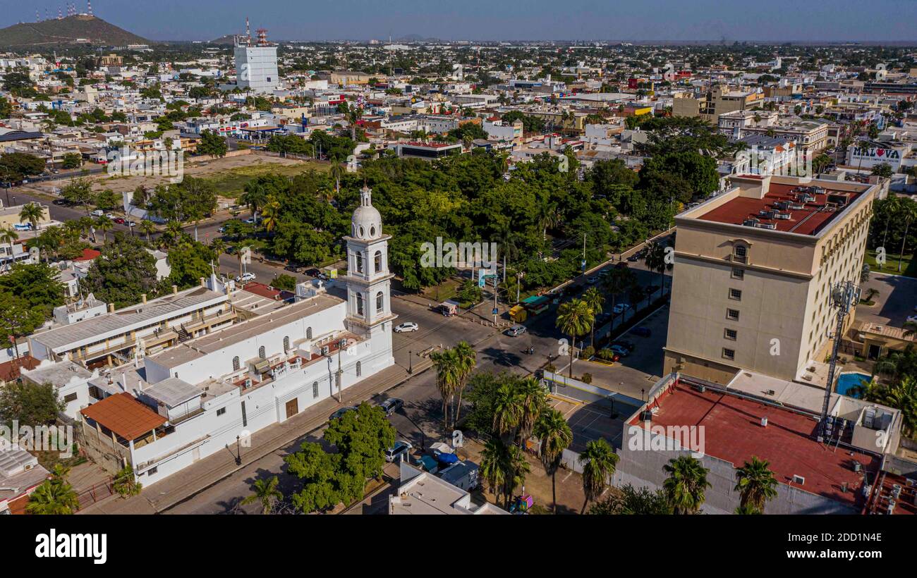 Aerial view of Los Mochis, Sinaloa. City Los Mochis, Mexico (Photo by ...