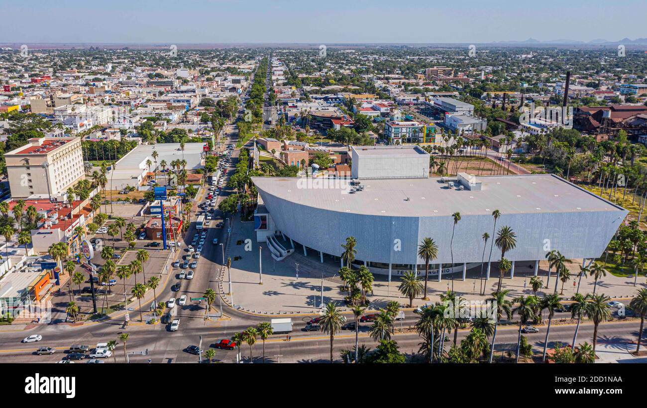 Aerial view of Los Mochis, Sinaloa. City Los Mochis, Mexico (Photo by ...