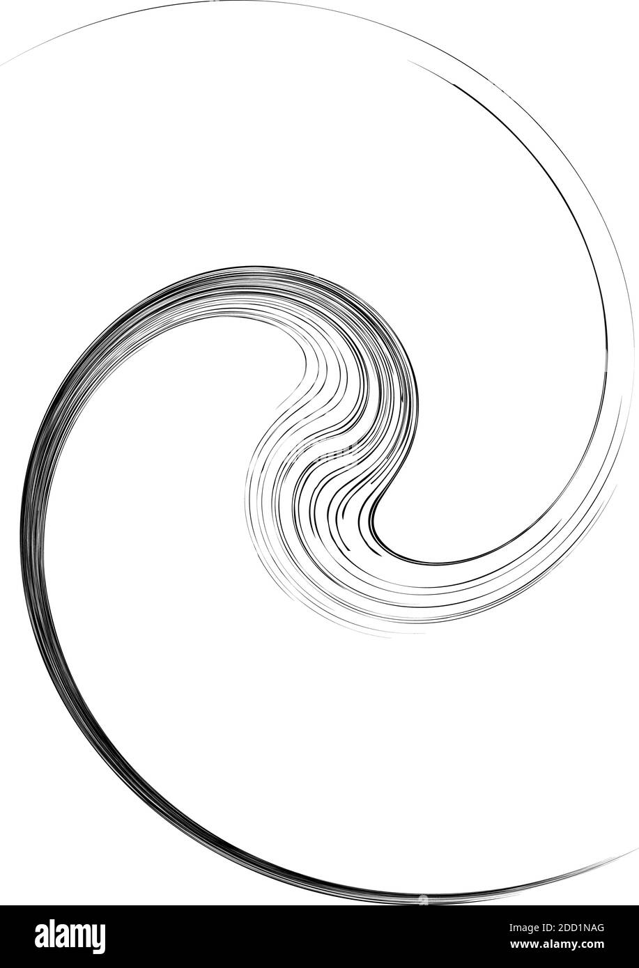 Spirals, swirls, twirls. Helix, volute, snail shape – Stock ...