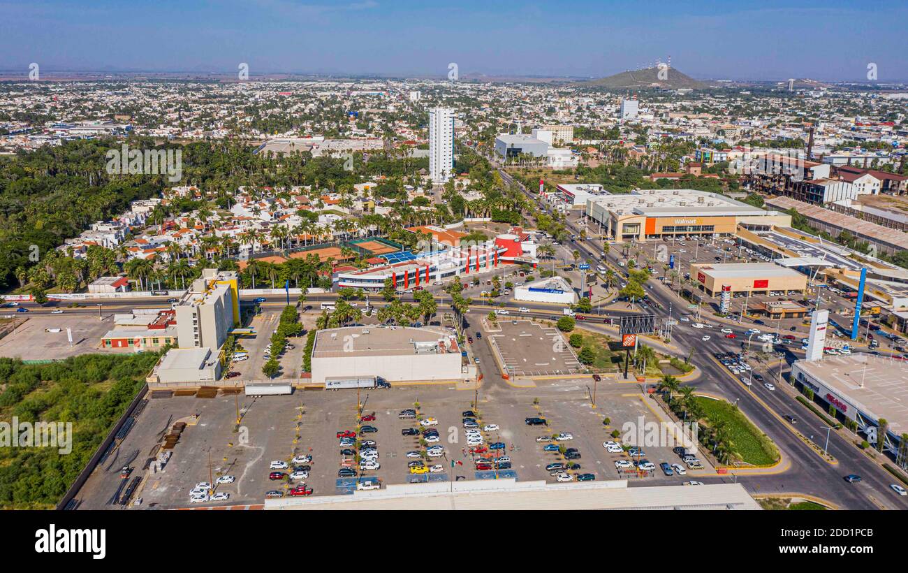 Aerial view of Los Mochis, Sinaloa. City Los Mochis, Mexico (Photo by ...