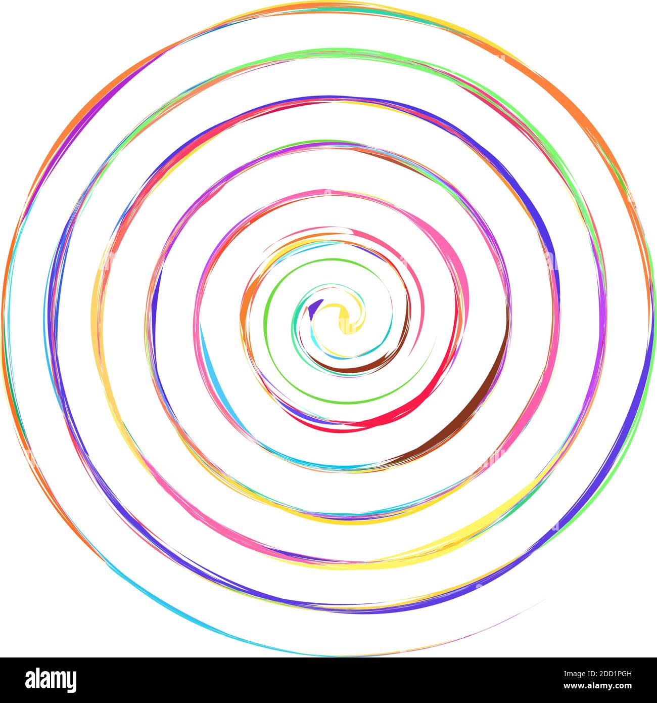 Grungy textured spirals, swirls, twirls. Helix, volute, snail shape ...