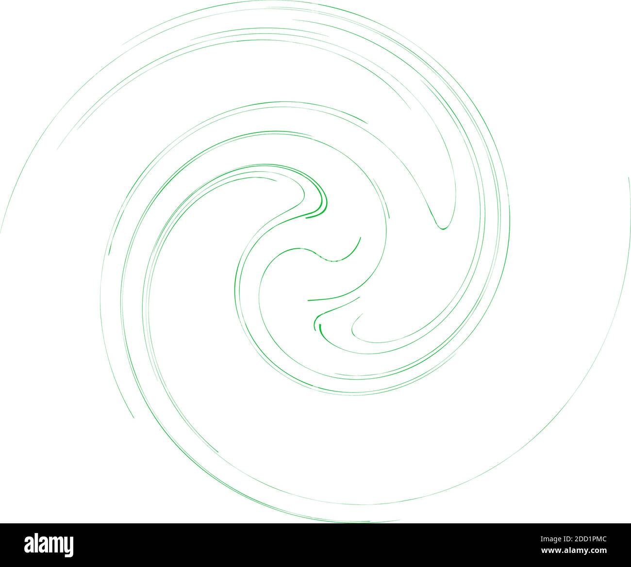Abstract bine, tendril plant circular spiral as biology, ecosystem and ...