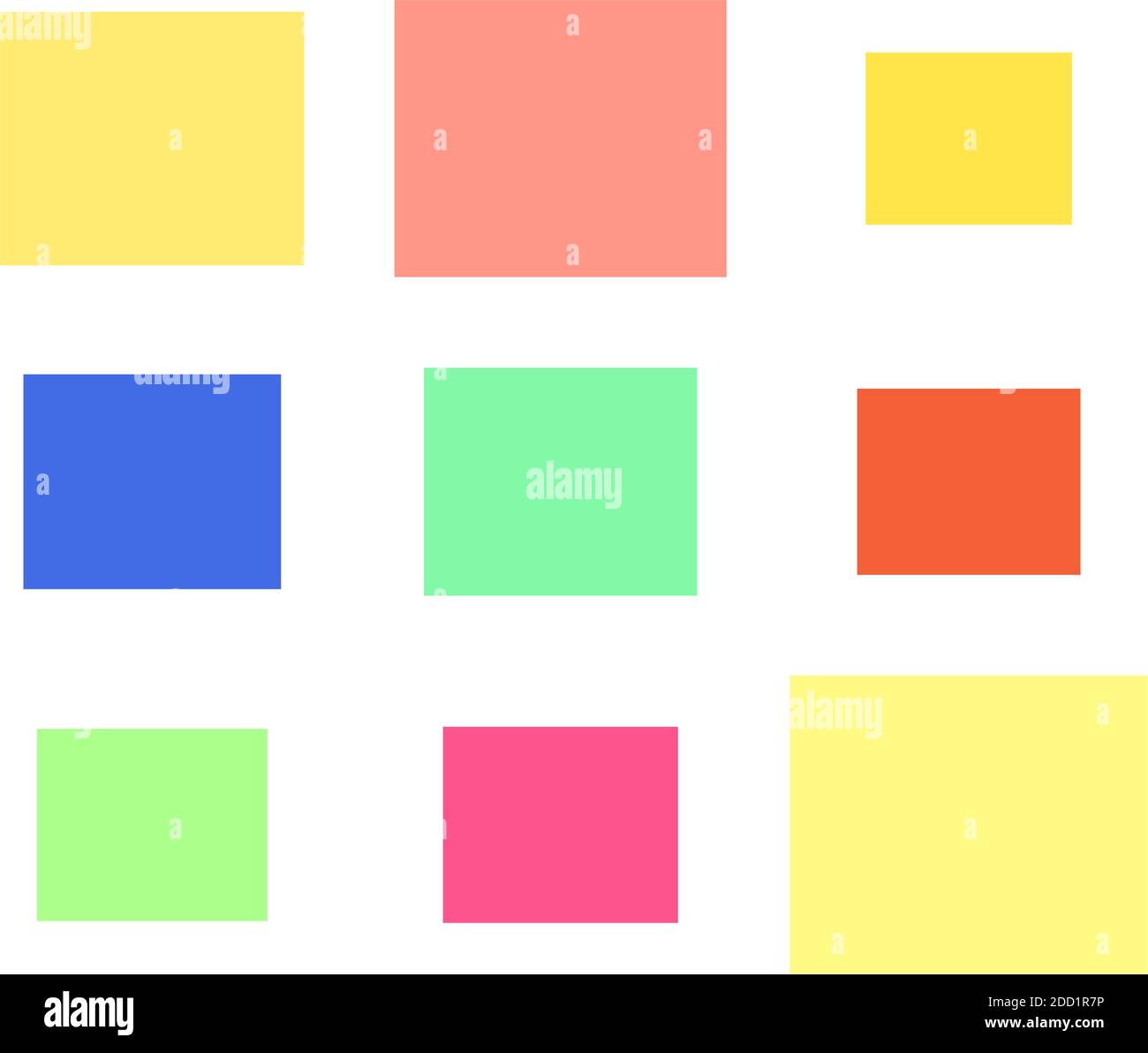 Tessellation, mosaic colorful, light colored squares, rectangles ...