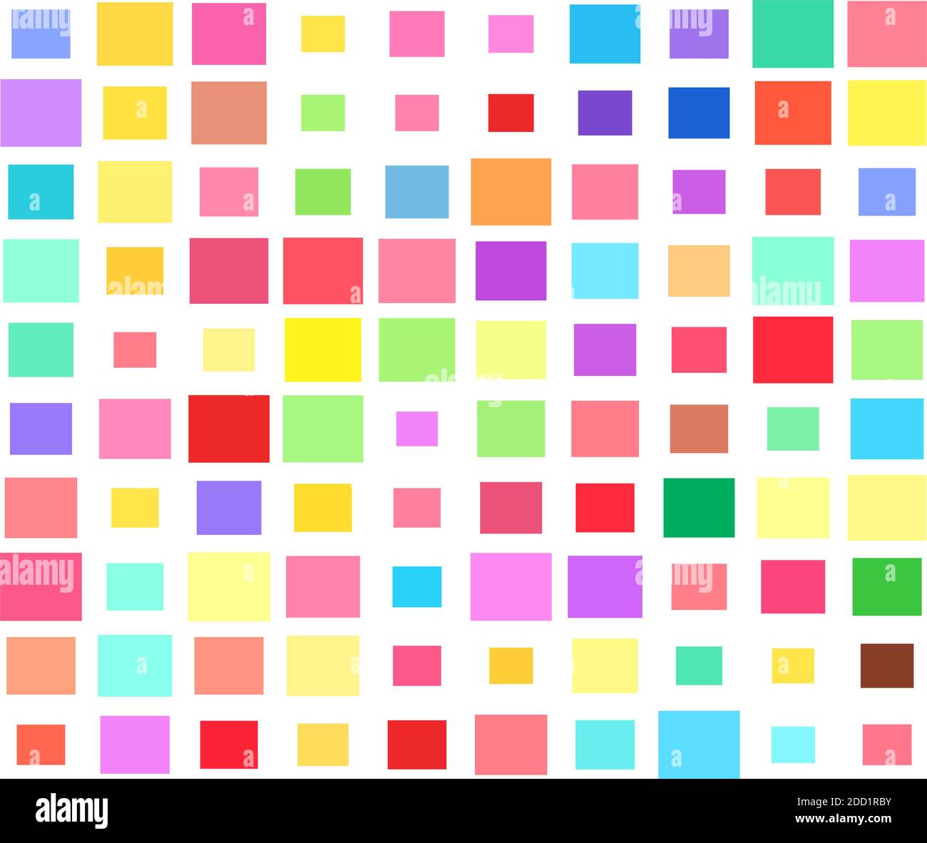 Tessellation, mosaic colorful, light colored squares, rectangles ...