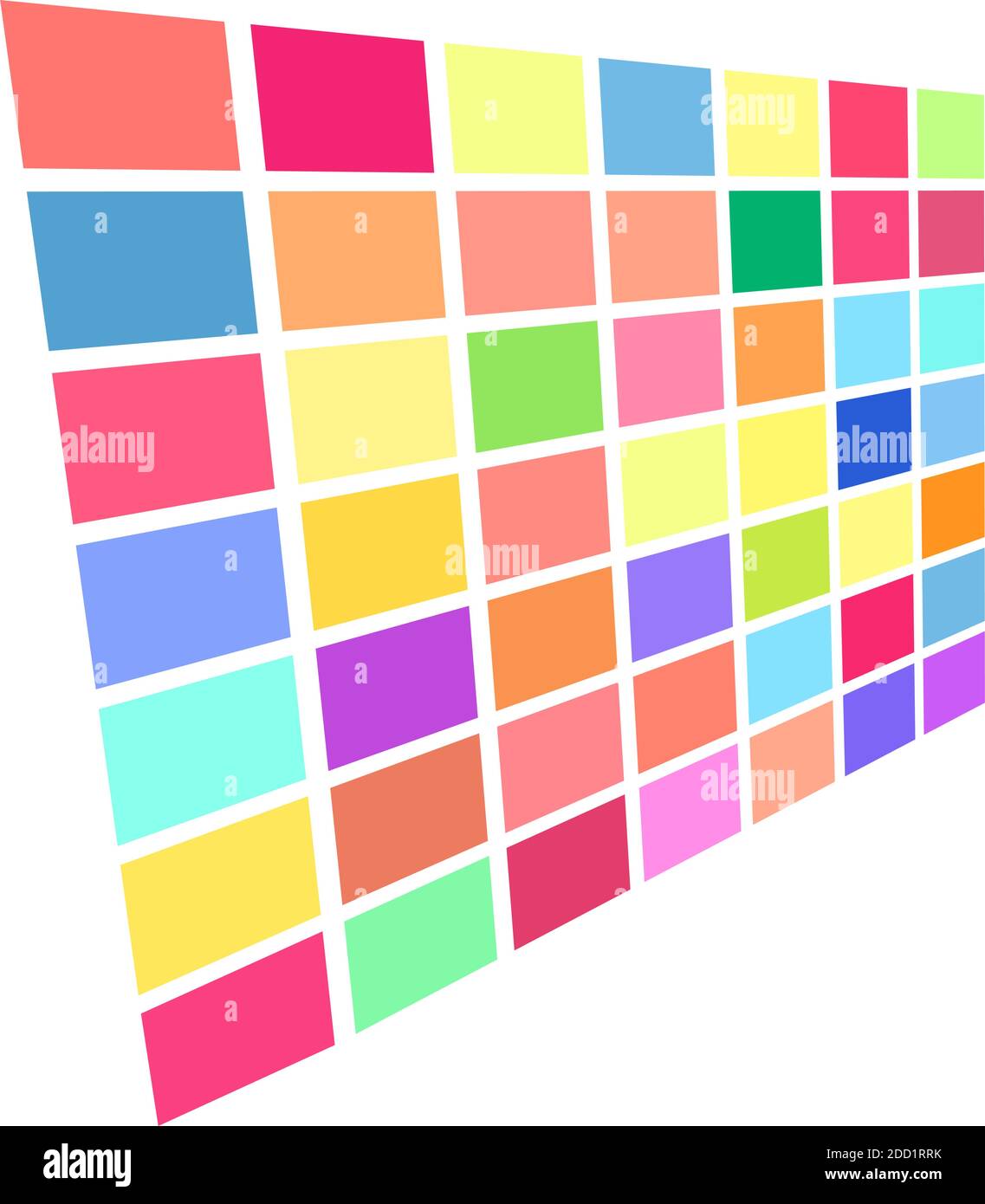 Tessellation, mosaic colorful, light colored squares, rectangles ...