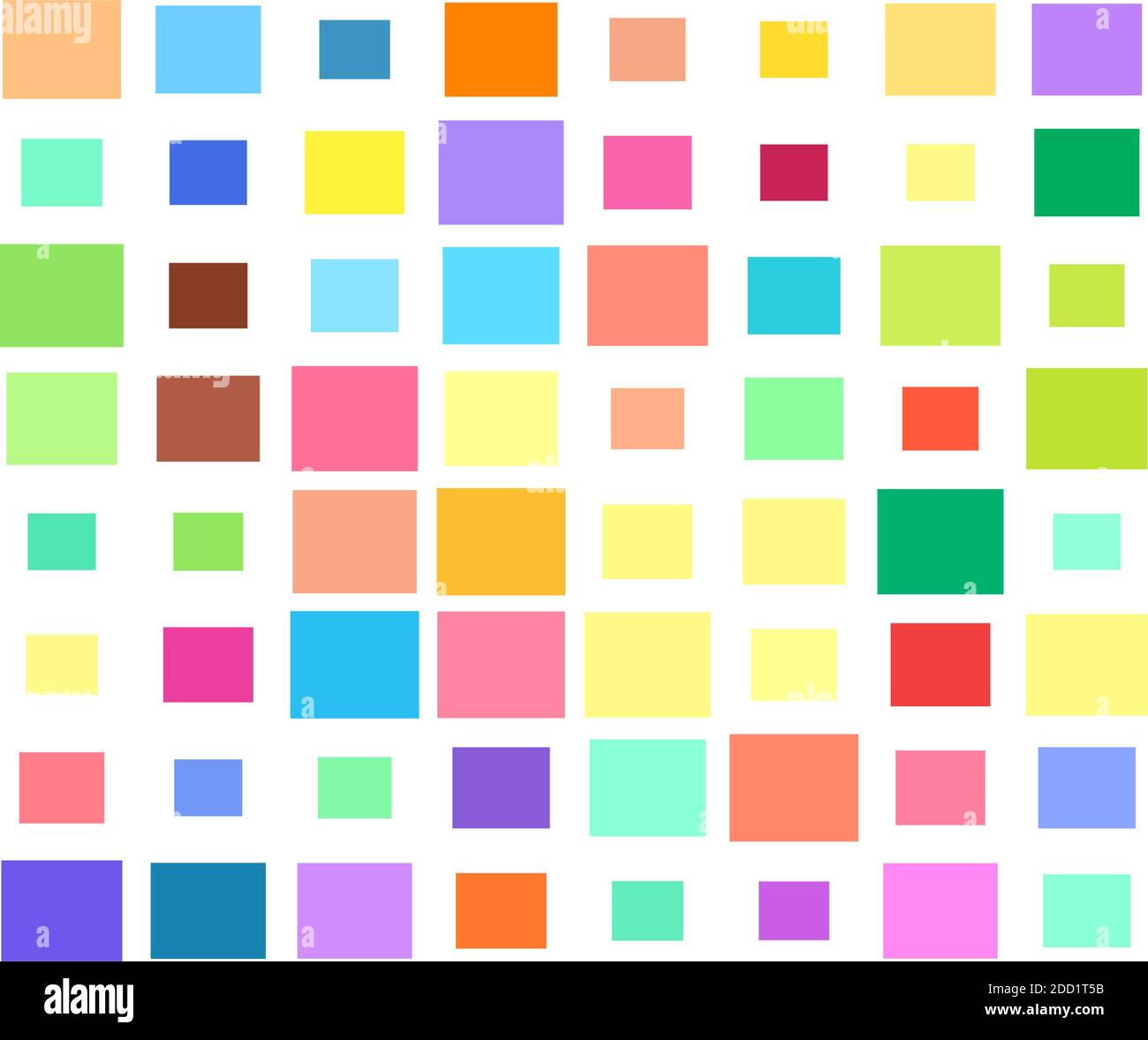 Tessellation, mosaic colorful, light colored squares, rectangles ...