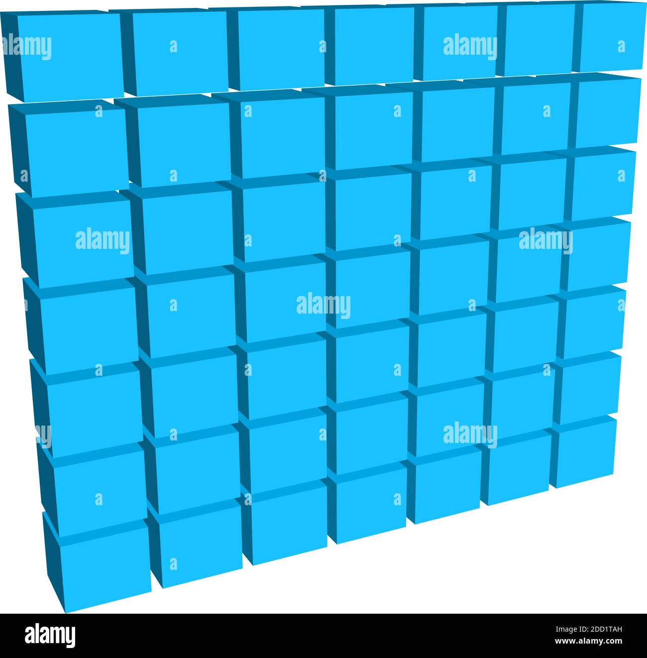 Wall, block, barricade concept graphic. Stonework, masonry, obstacle ...