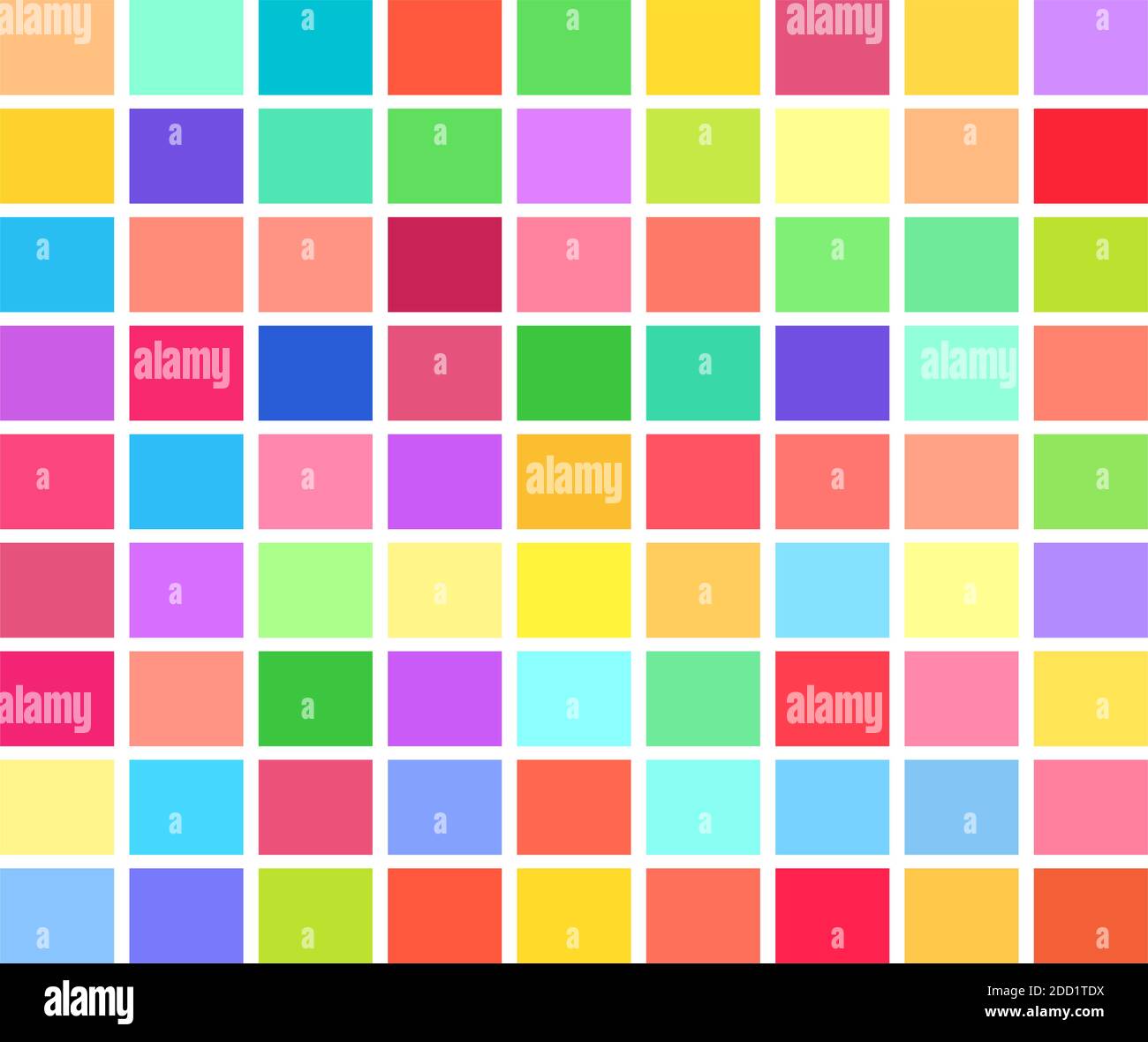 Tessellation, mosaic colorful, light colored squares, rectangles ...