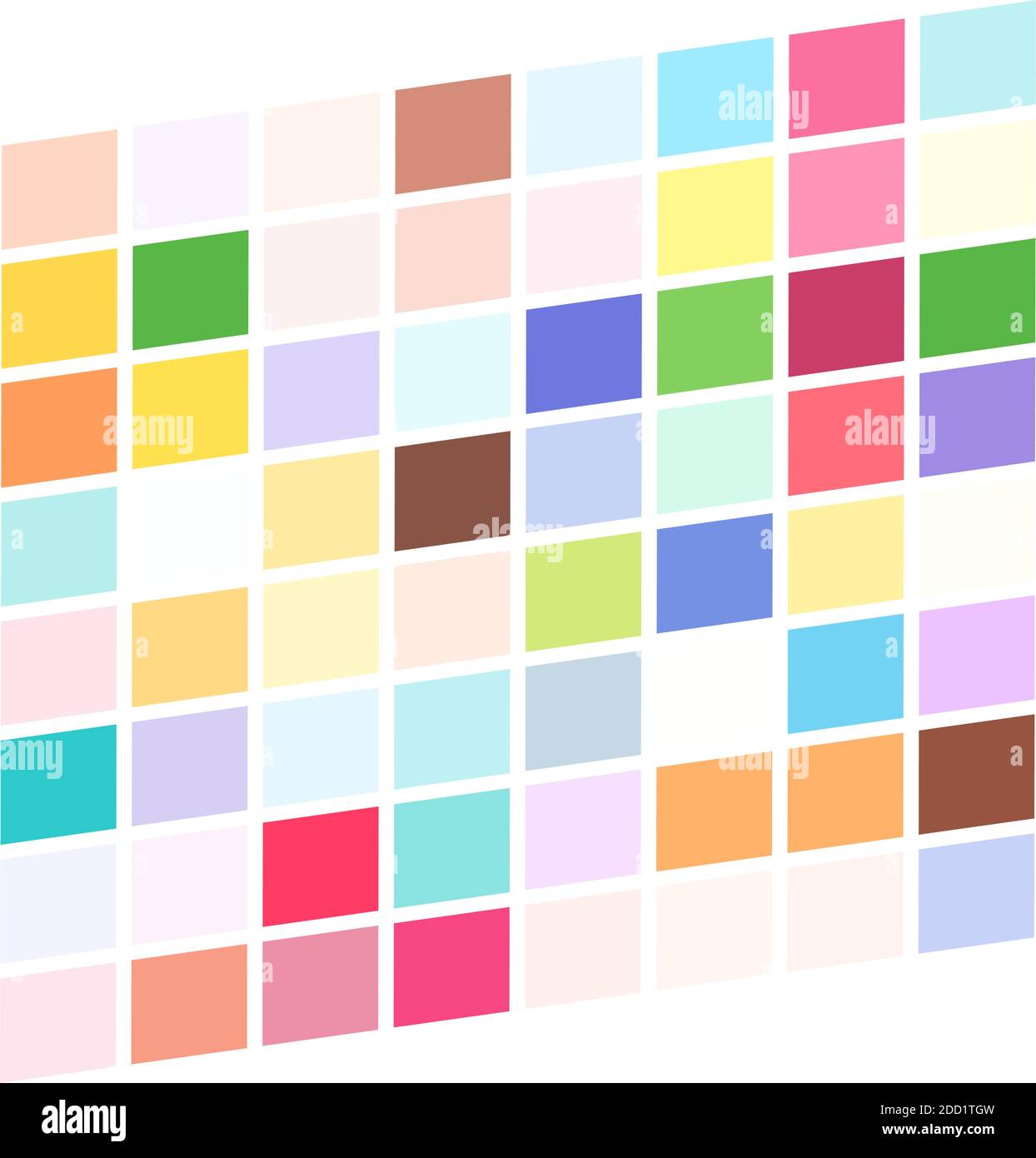 Tessellation, mosaic colorful, light colored squares, rectangles ...