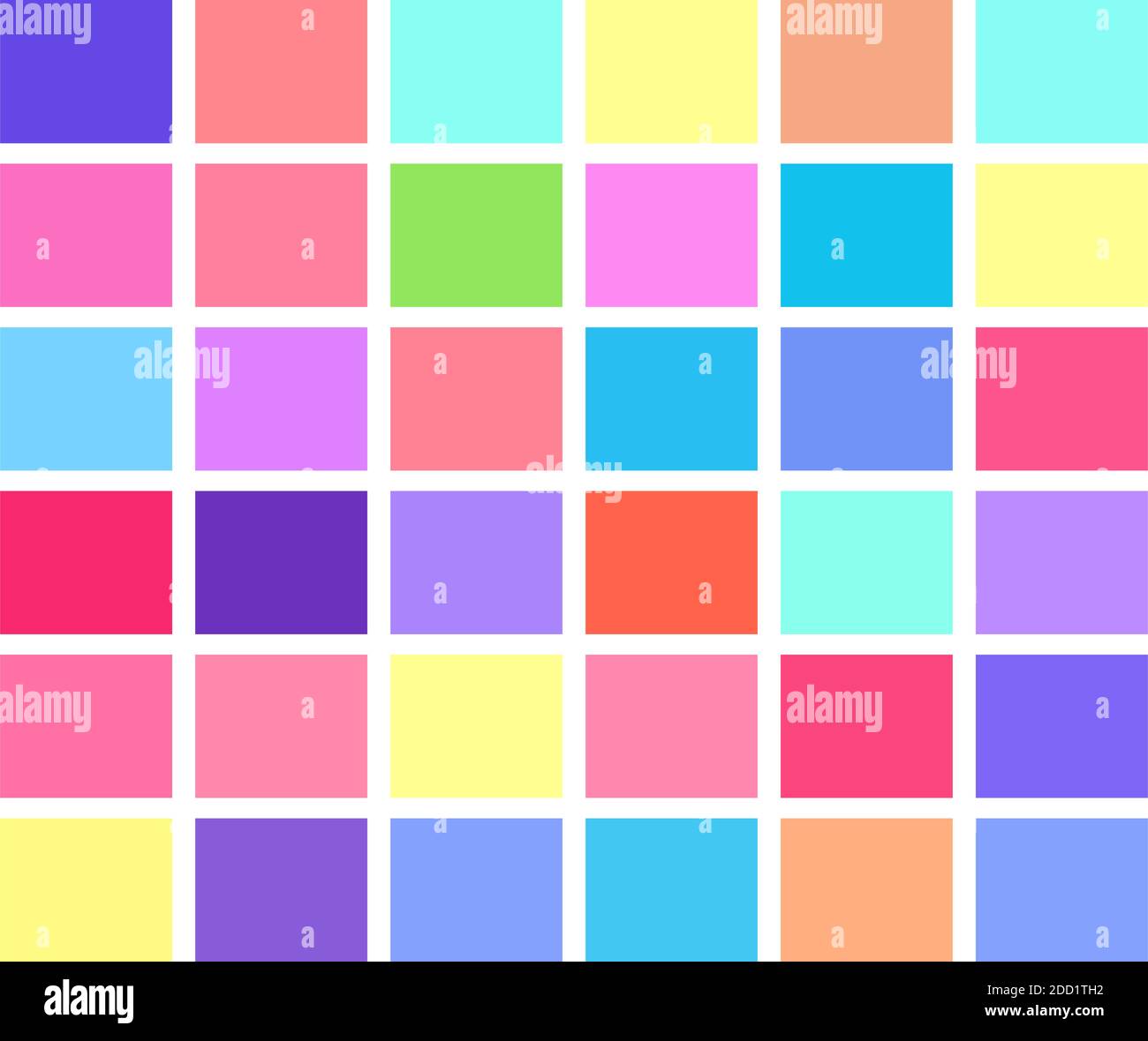 Tessellation, mosaic colorful, light colored squares, rectangles ...