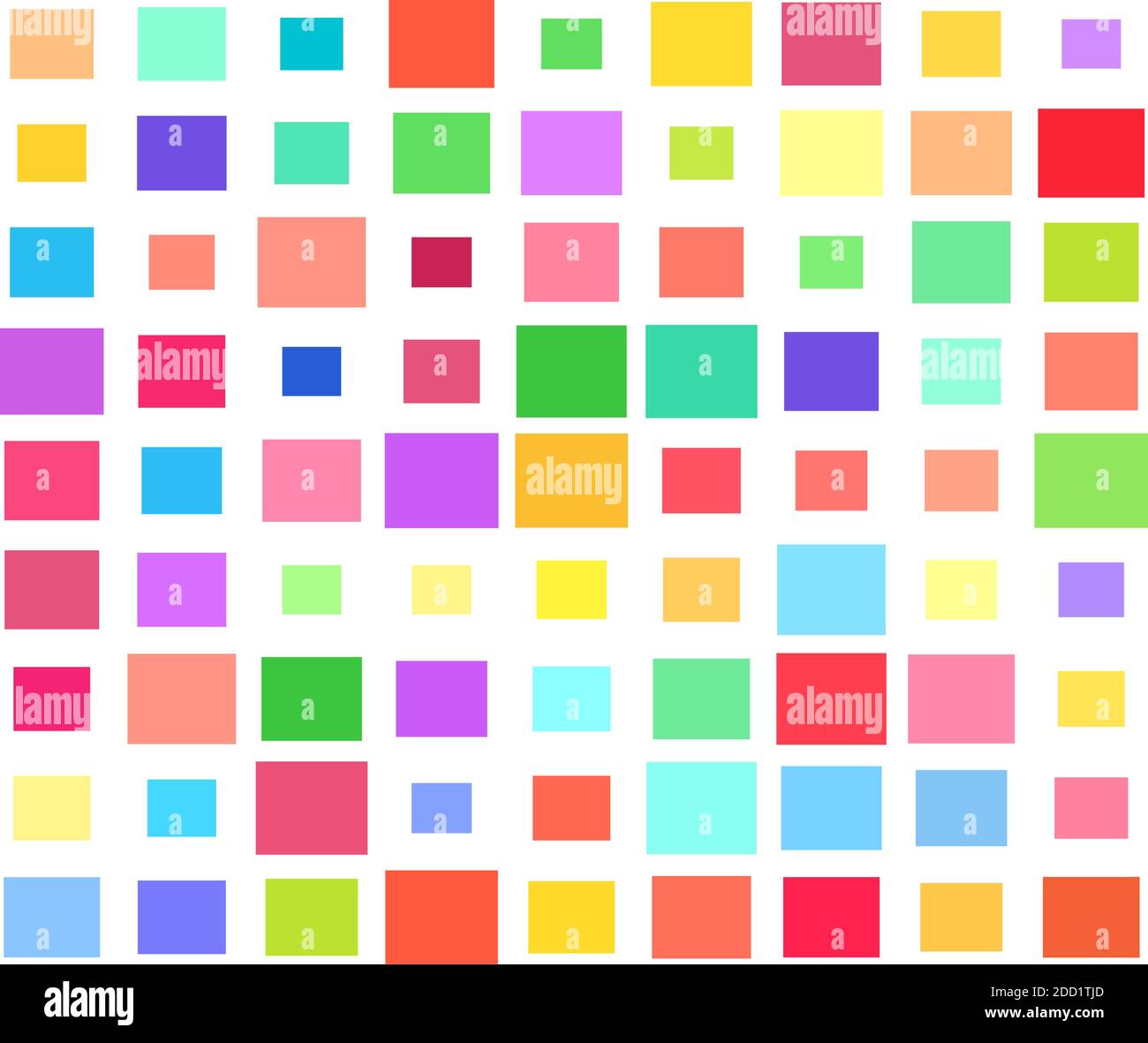 Tessellation, mosaic colorful, light colored squares, rectangles ...