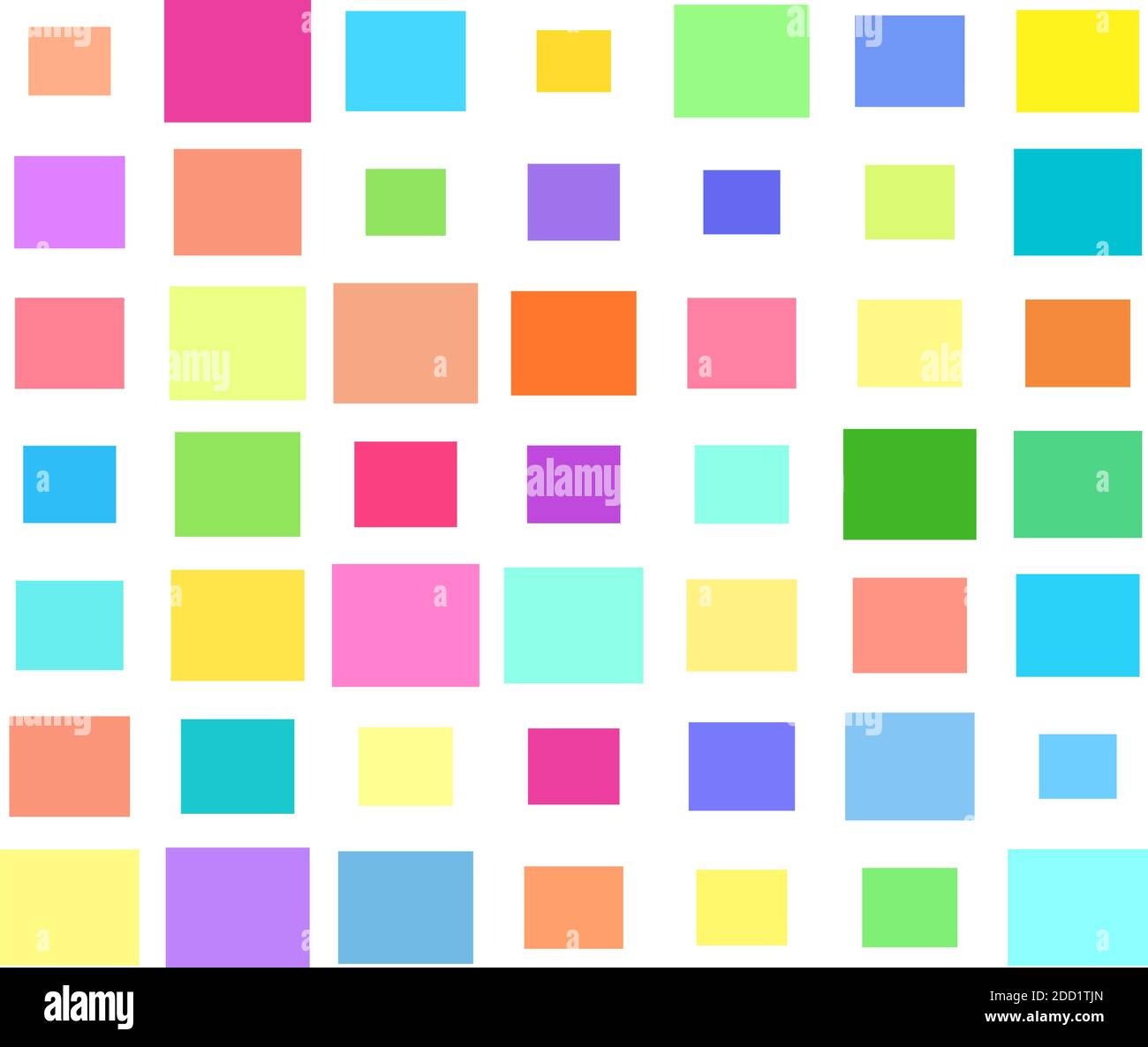 Tessellation, mosaic colorful, light colored squares, rectangles ...