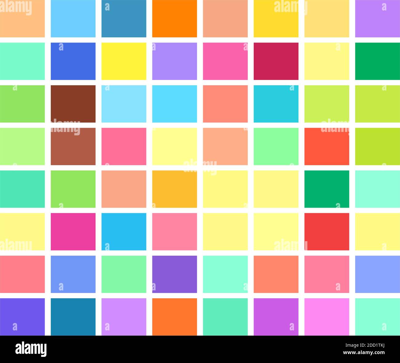 Tessellation, mosaic colorful, light colored squares, rectangles ...