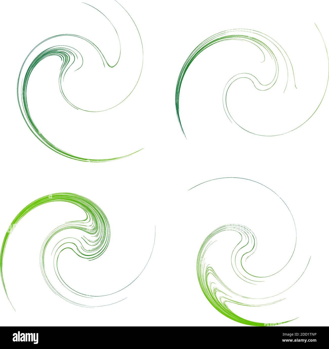Spirals, swirls, twirls. Helix, volute, snail shape – Stock ...