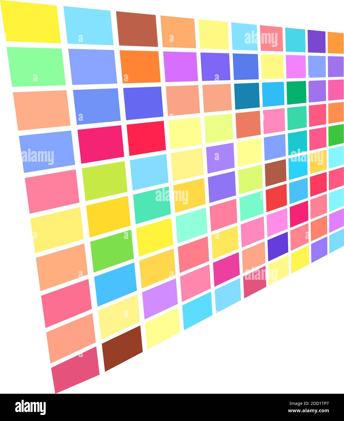 Tessellation, mosaic colorful, light colored squares, rectangles ...