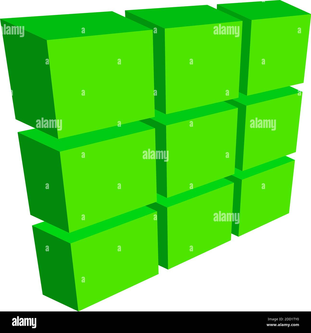 Wall, block, barricade concept graphic. Stonework, masonry, obstacle ...