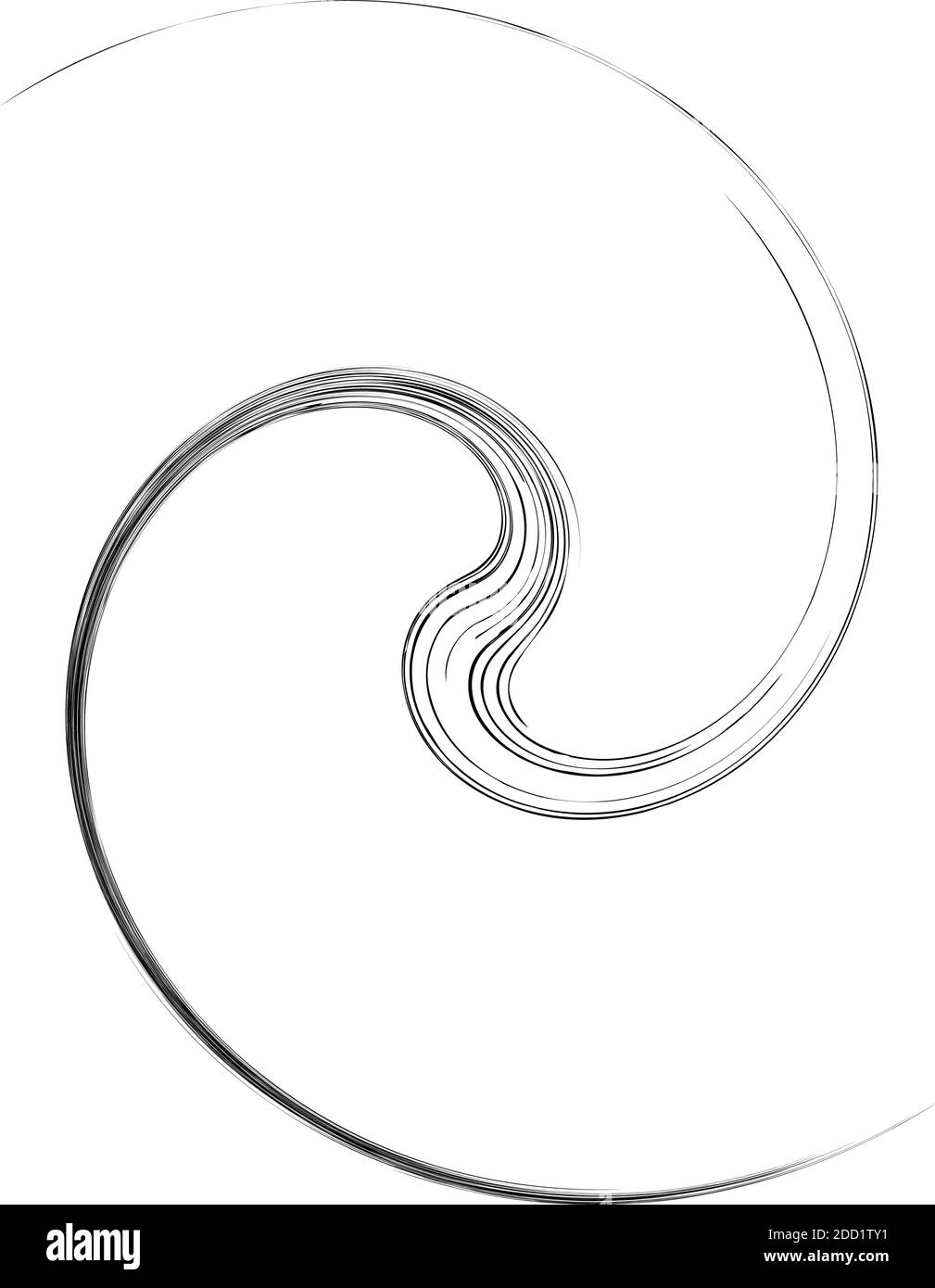 Spirals, swirls, twirls. Helix, volute, snail shape – Stock ...