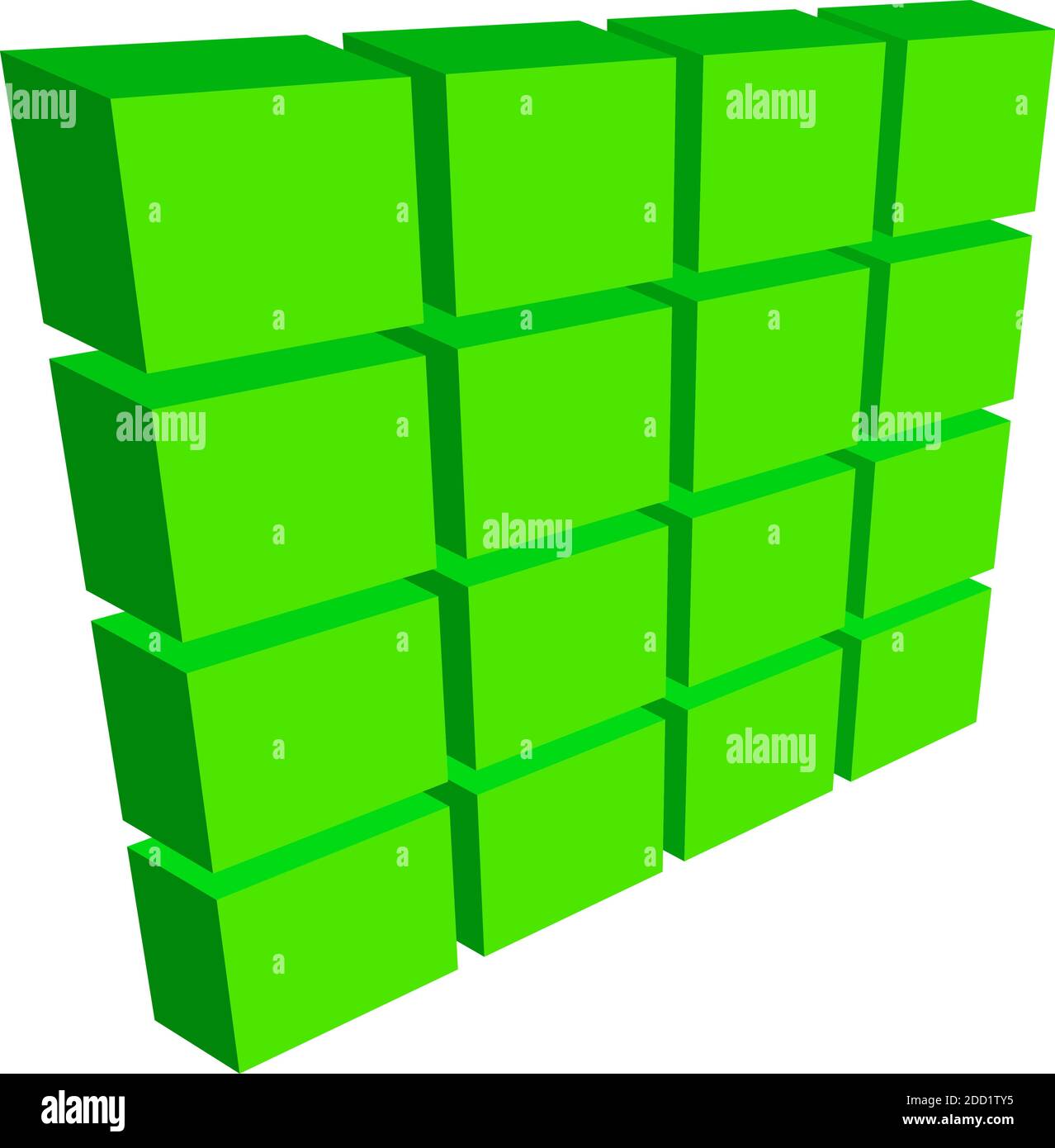 Wall, block, barricade concept graphic. Stonework, masonry, obstacle ...