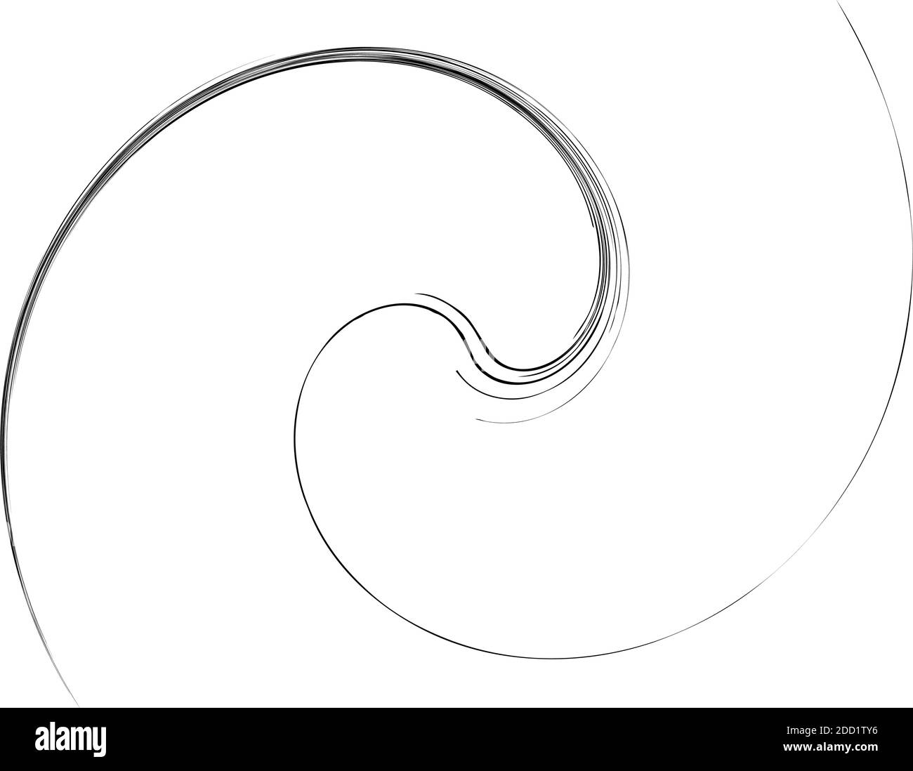 Spirals, swirls, twirls. Helix, volute, snail shape – Stock ...
