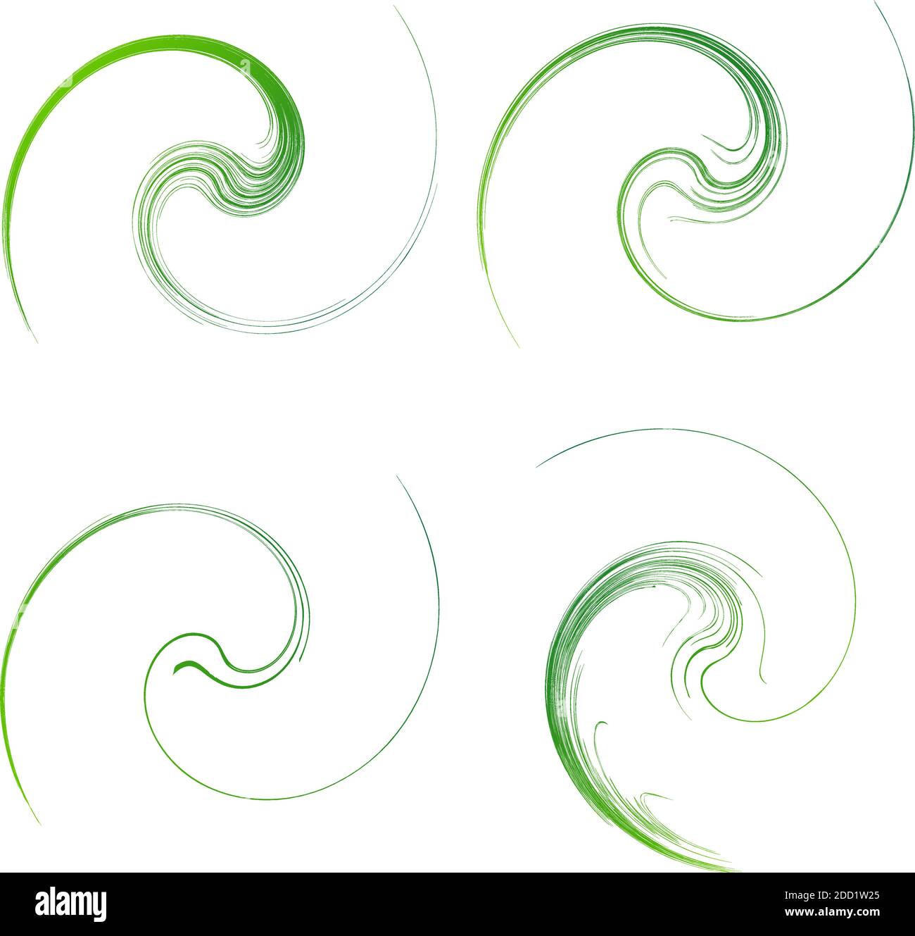 Spirals, swirls, twirls. Helix, volute, snail shape – Stock ...