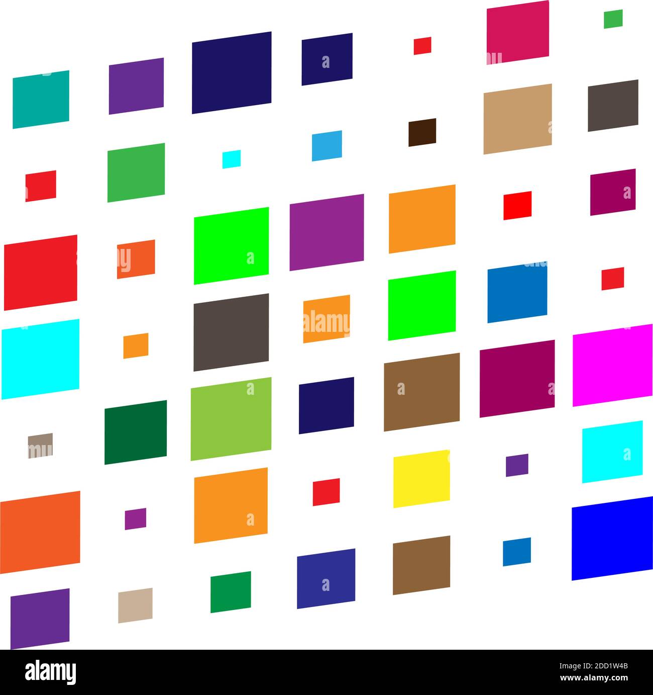 Tessellation, mosaic colorful, light colored squares, rectangles ...