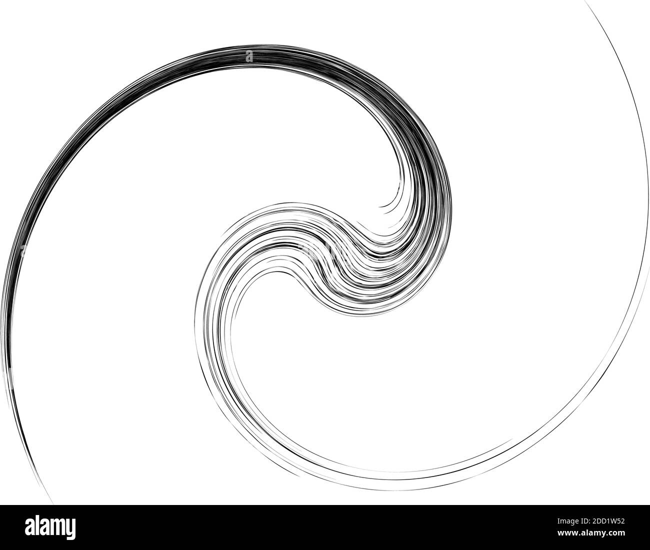 Spirals, swirls, twirls. Helix, volute, snail shape – Stock ...