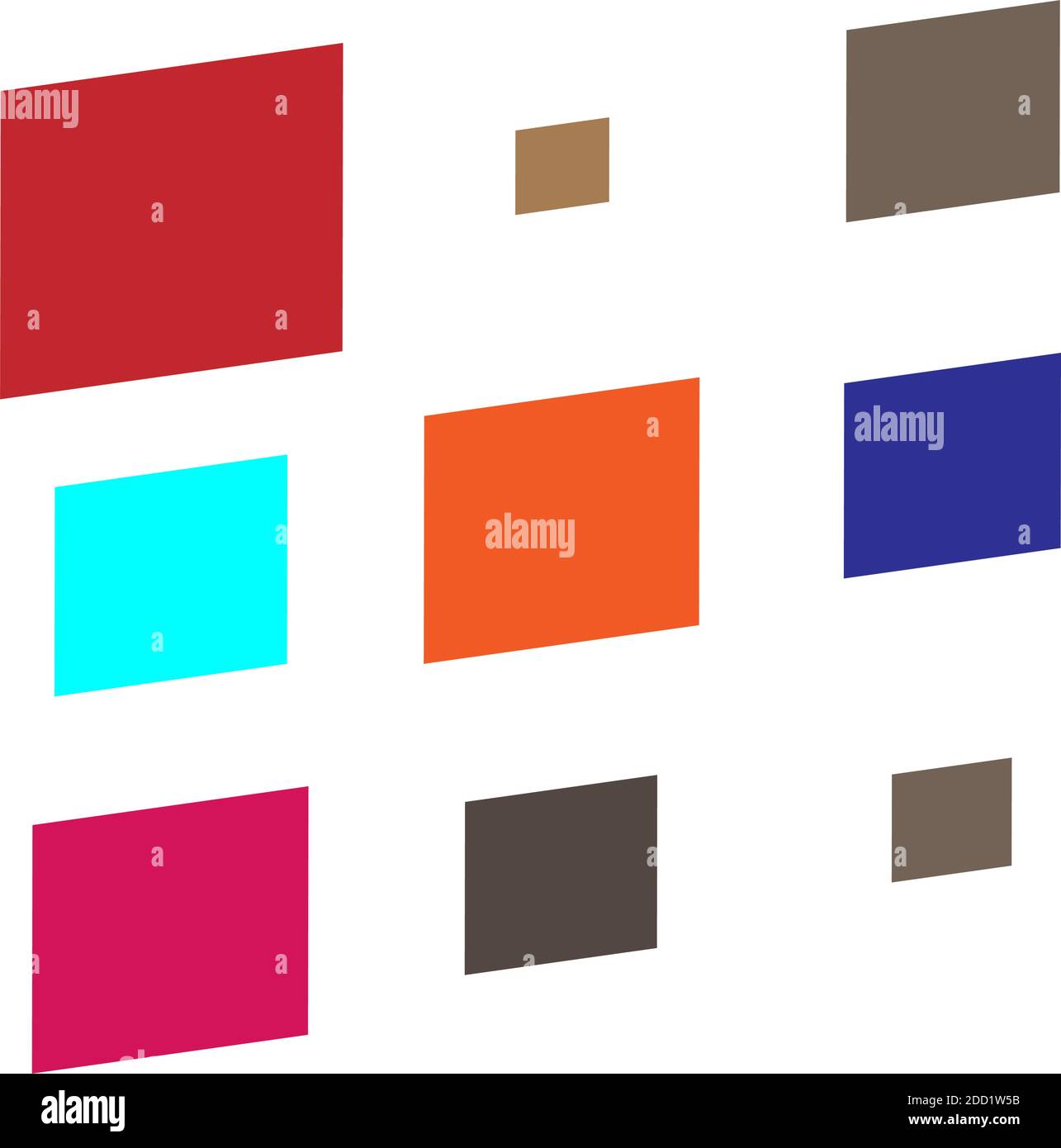 Tessellation, mosaic colorful, light colored squares, rectangles ...