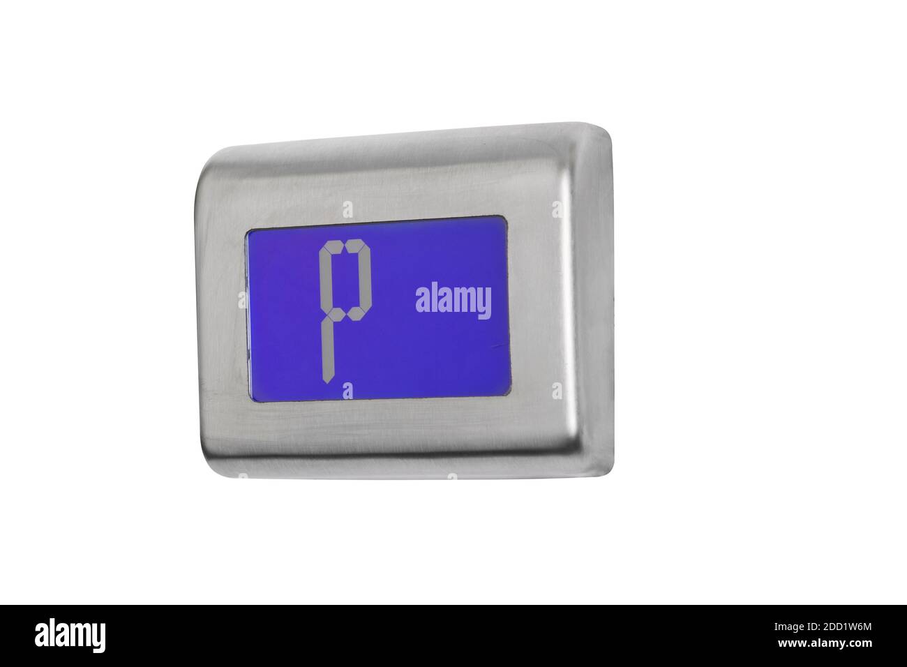 Elevator indicator isolated on white background Stock Photo - Alamy