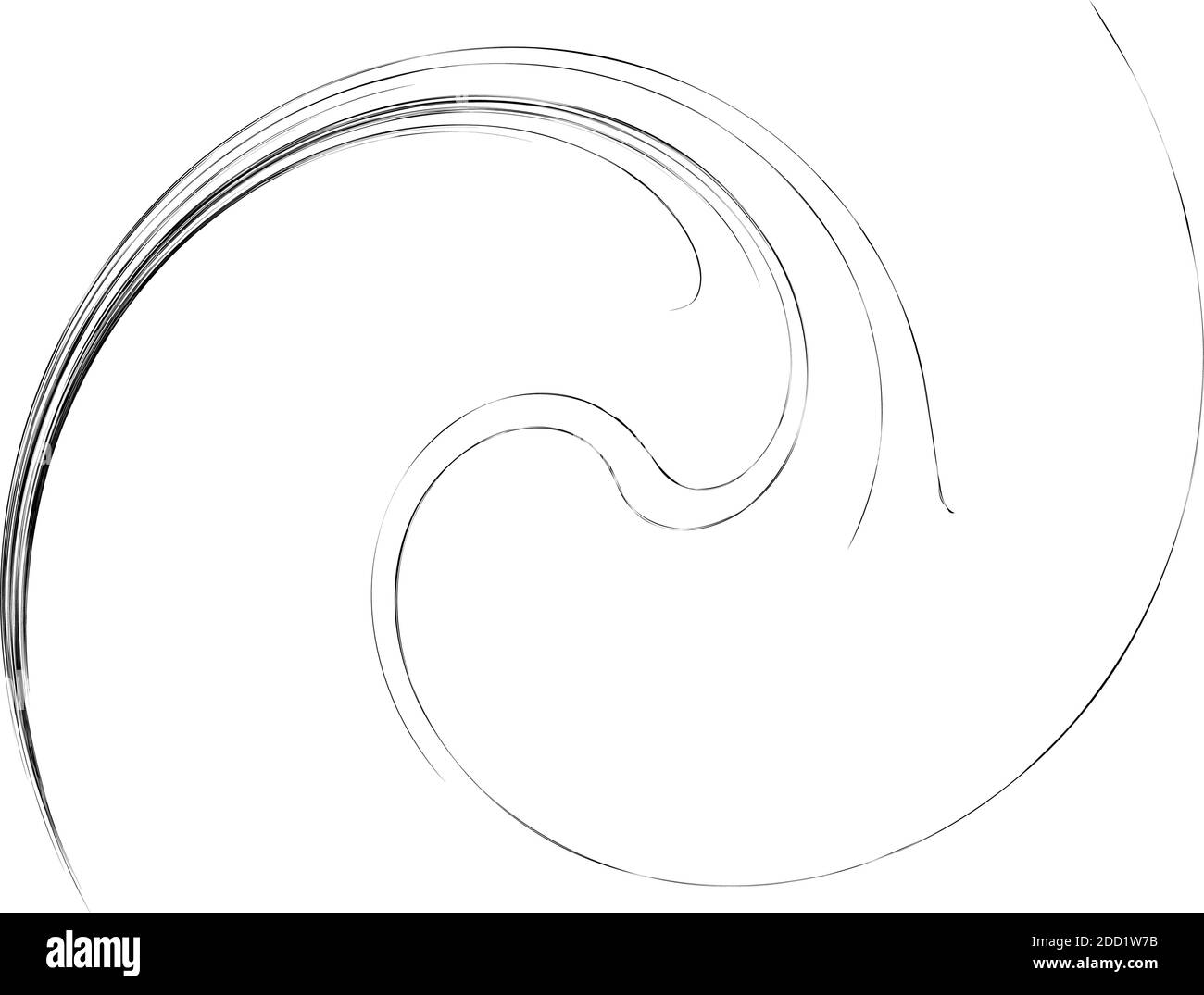 Spirals, swirls, twirls. Helix, volute, snail shape – Stock ...