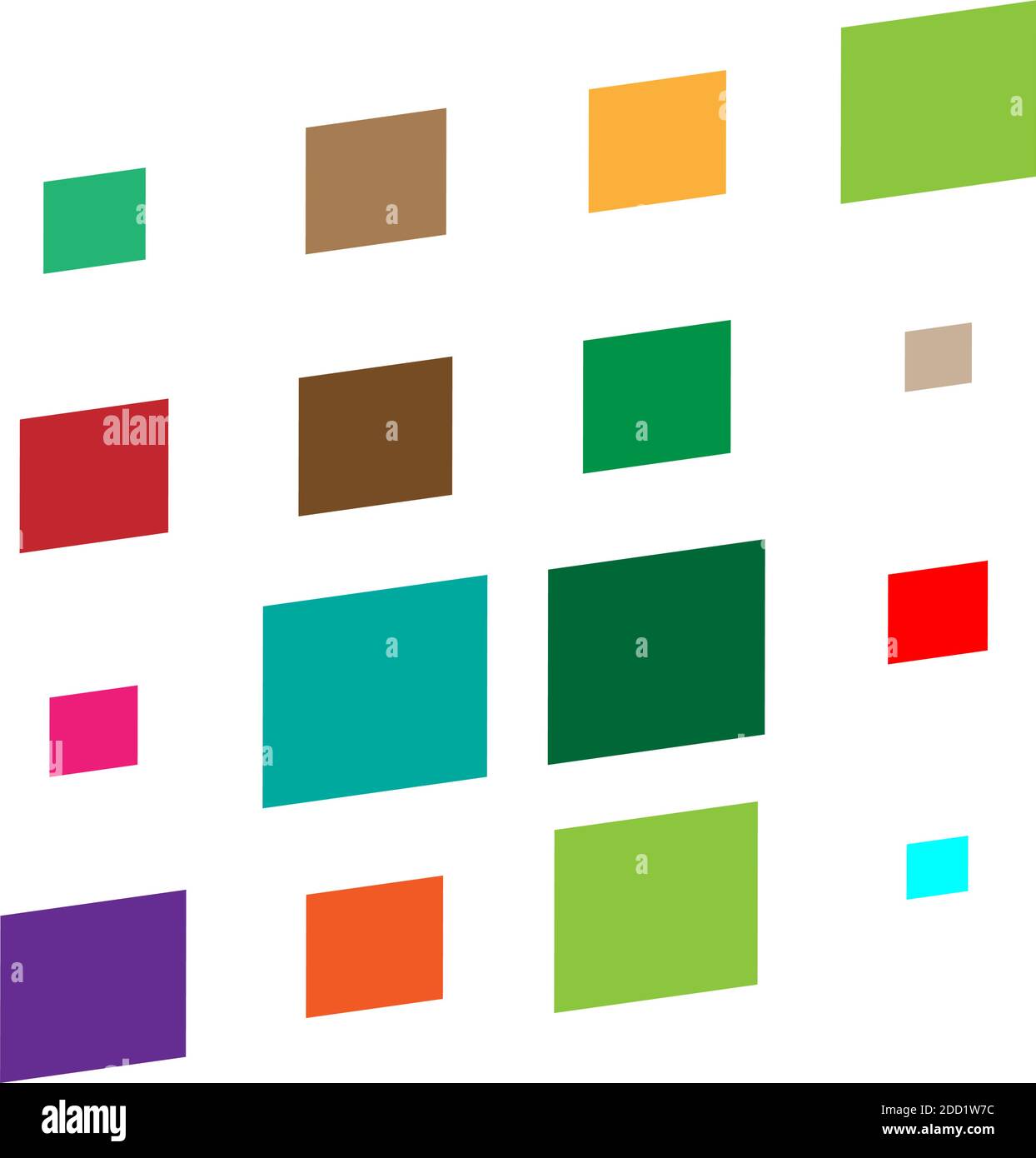 Tessellation, mosaic colorful, light colored squares, rectangles ...