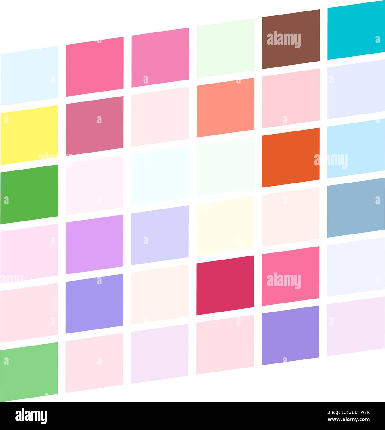 Tessellation, mosaic colorful, light colored squares, rectangles ...