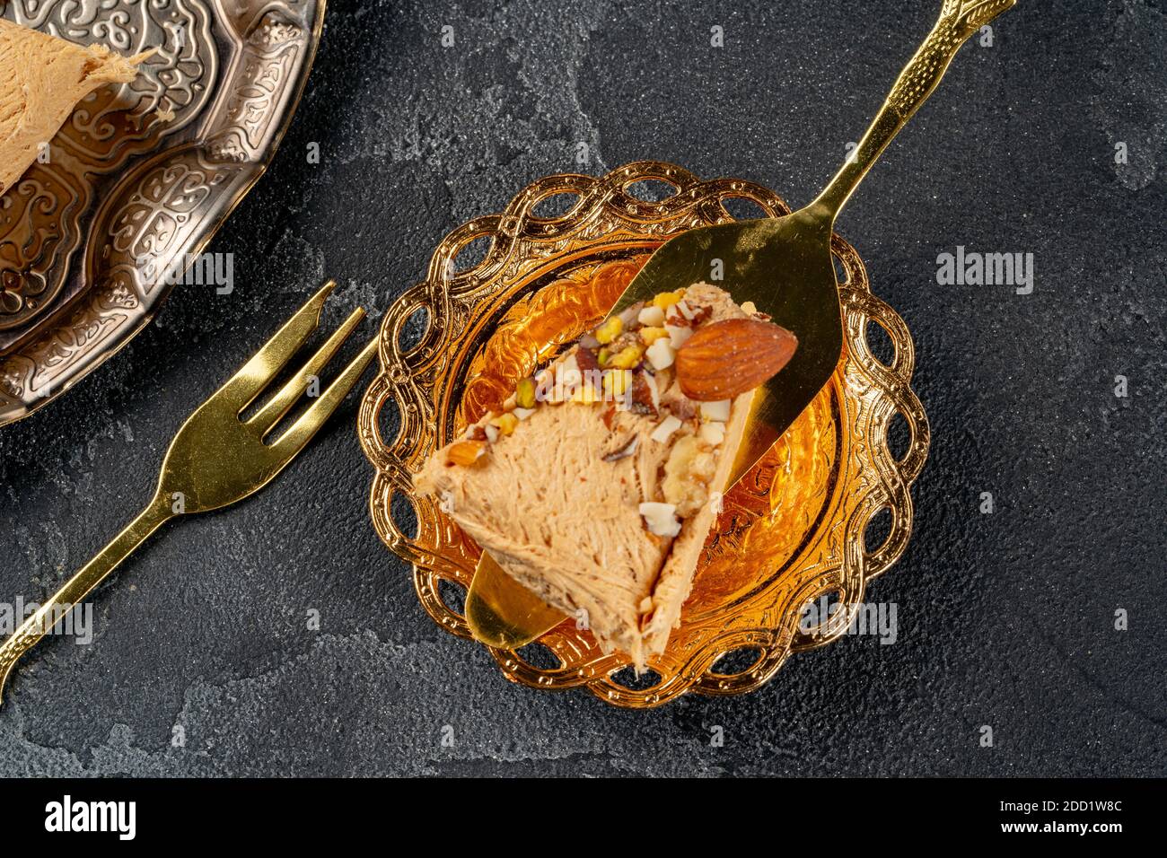 Piece of halva hi-res stock photography and images - Alamy
