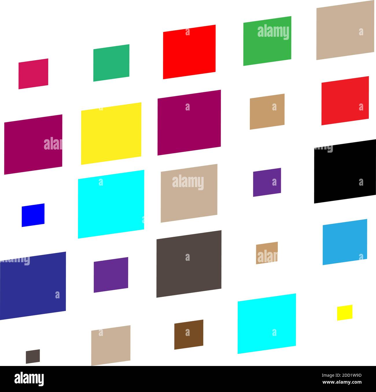 Tessellation, mosaic colorful, light colored squares, rectangles ...