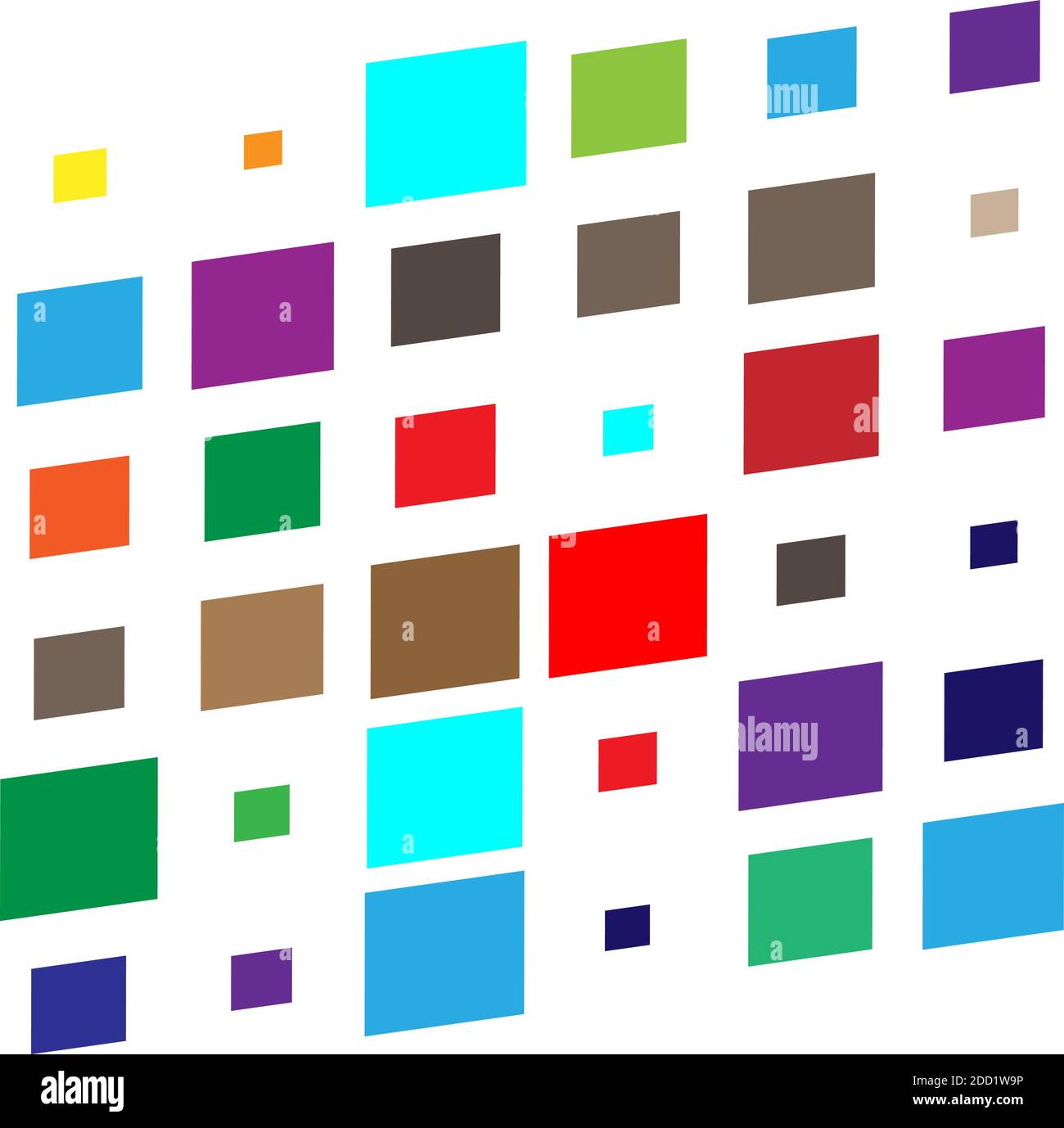 Tessellation, mosaic colorful, light colored squares, rectangles ...