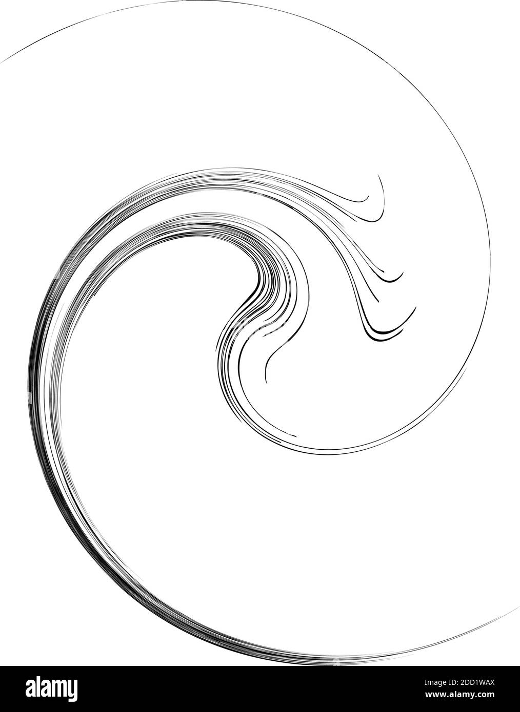 Spirals, swirls, twirls. Helix, volute, snail shape – Stock ...