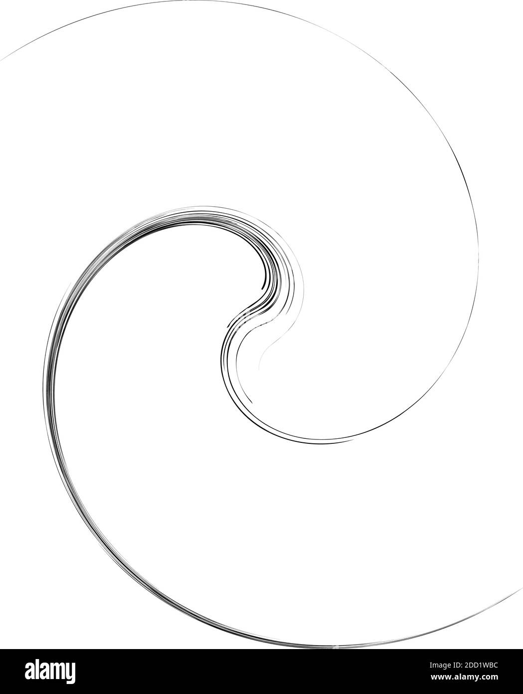 Spirals, swirls, twirls. Helix, volute, snail shape – Stock ...