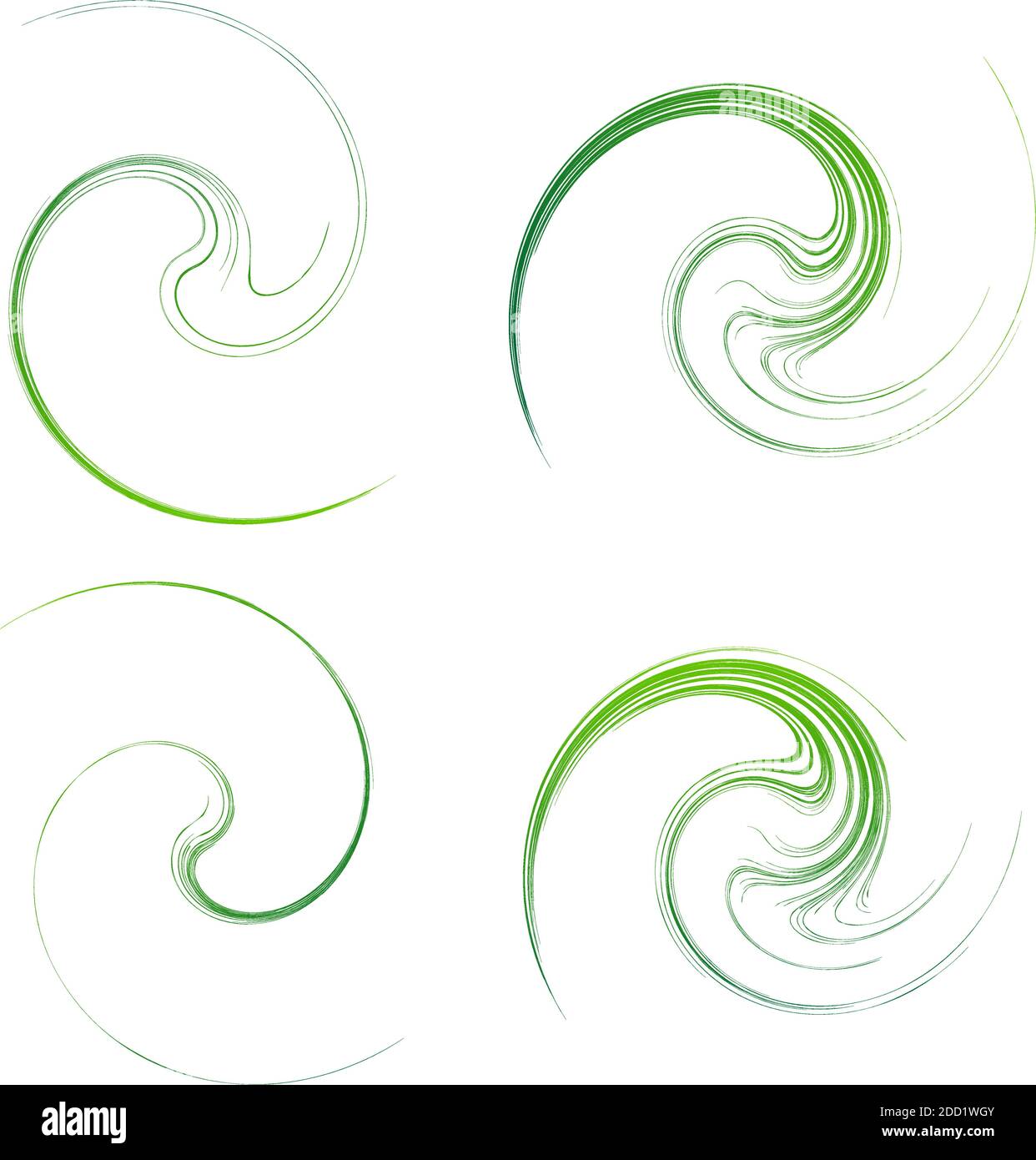 Spirals, swirls, twirls. Helix, volute, snail shape – Stock ...