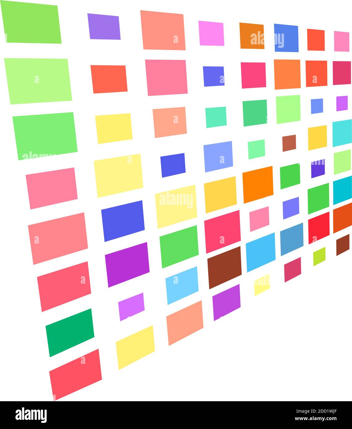 Tessellation, mosaic colorful, light colored squares, rectangles ...