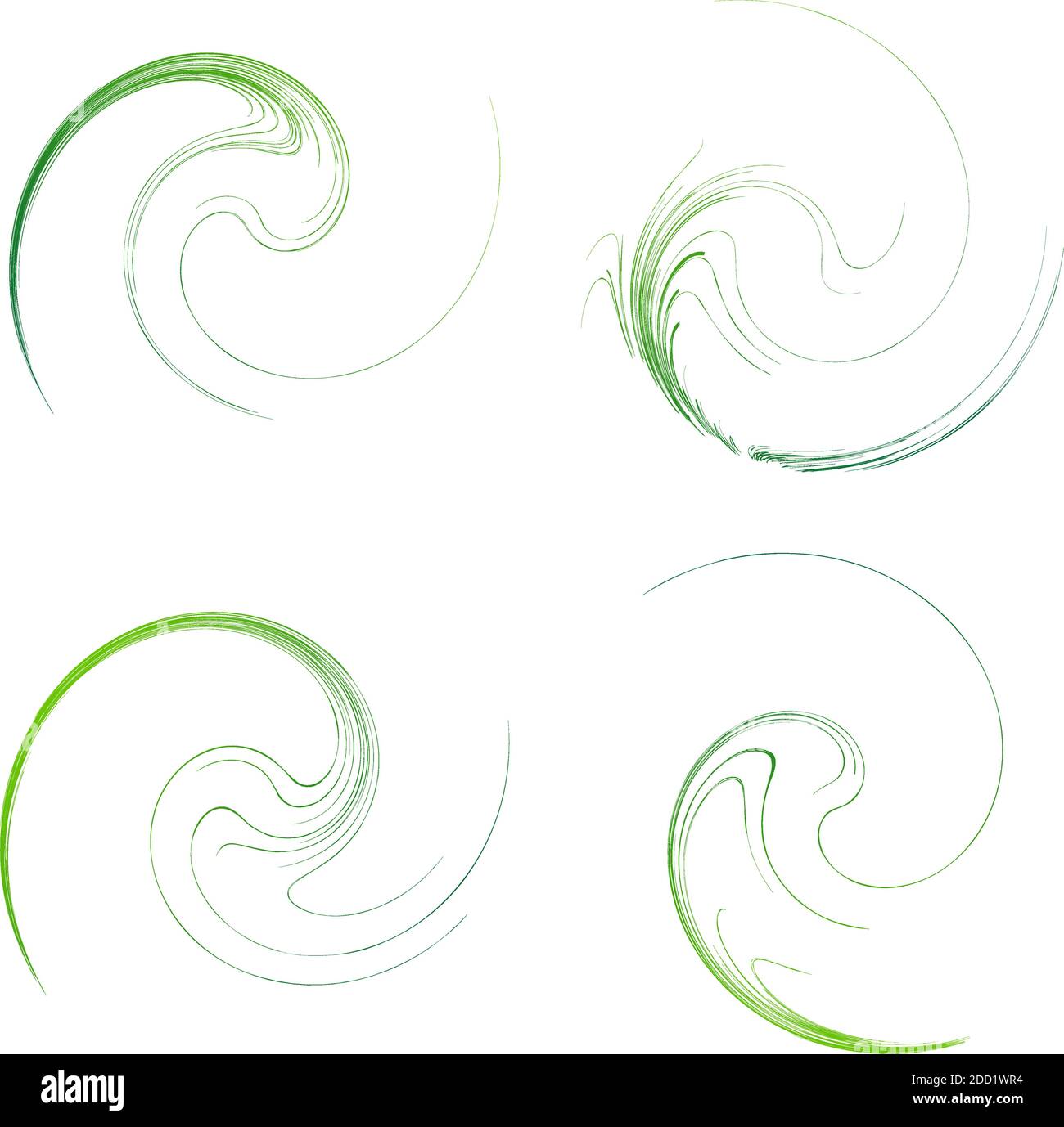 Spirals, swirls, twirls. Helix, volute, snail shape – Stock ...