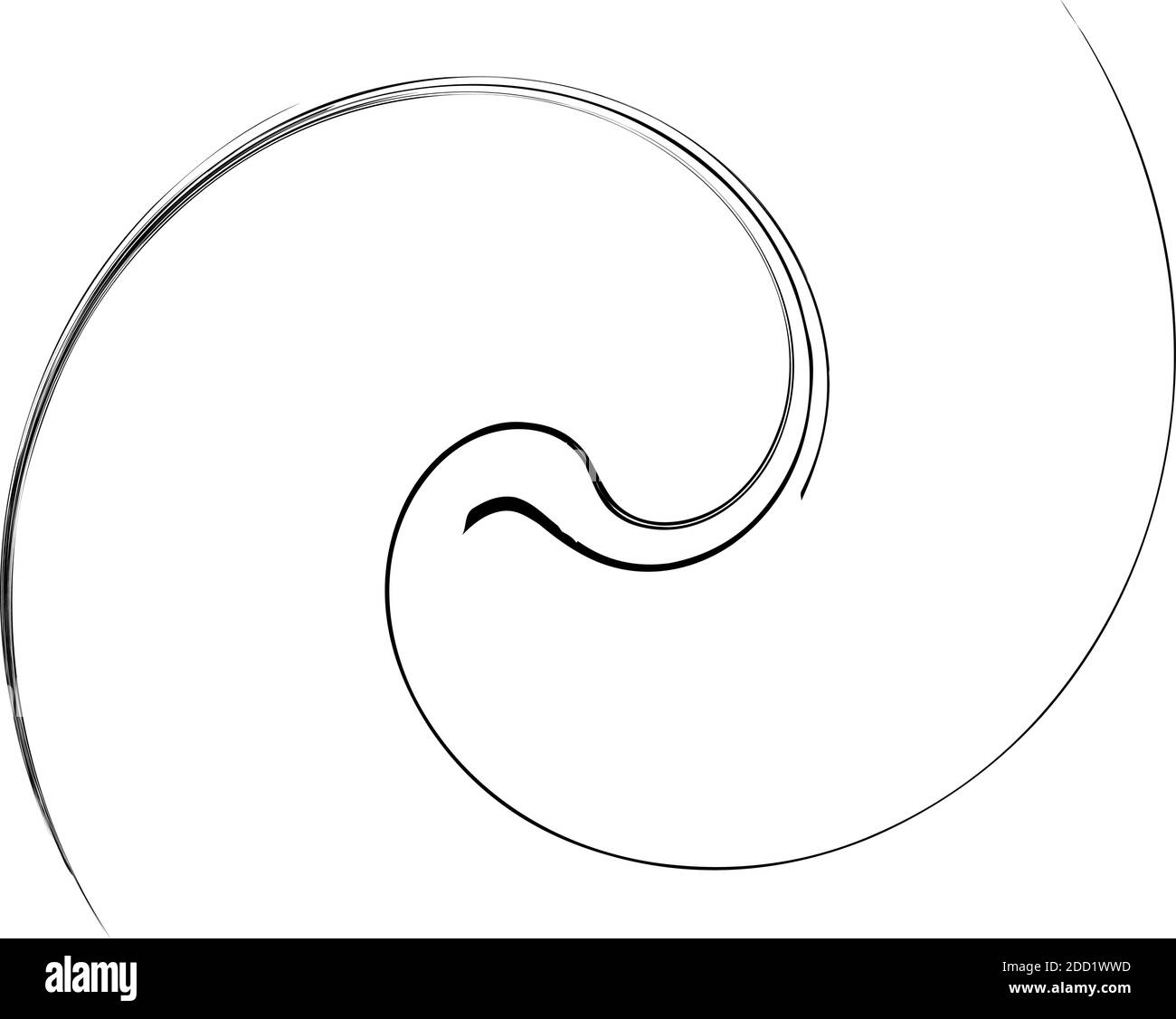 Spirals, swirls, twirls. Helix, volute, snail shape – Stock ...
