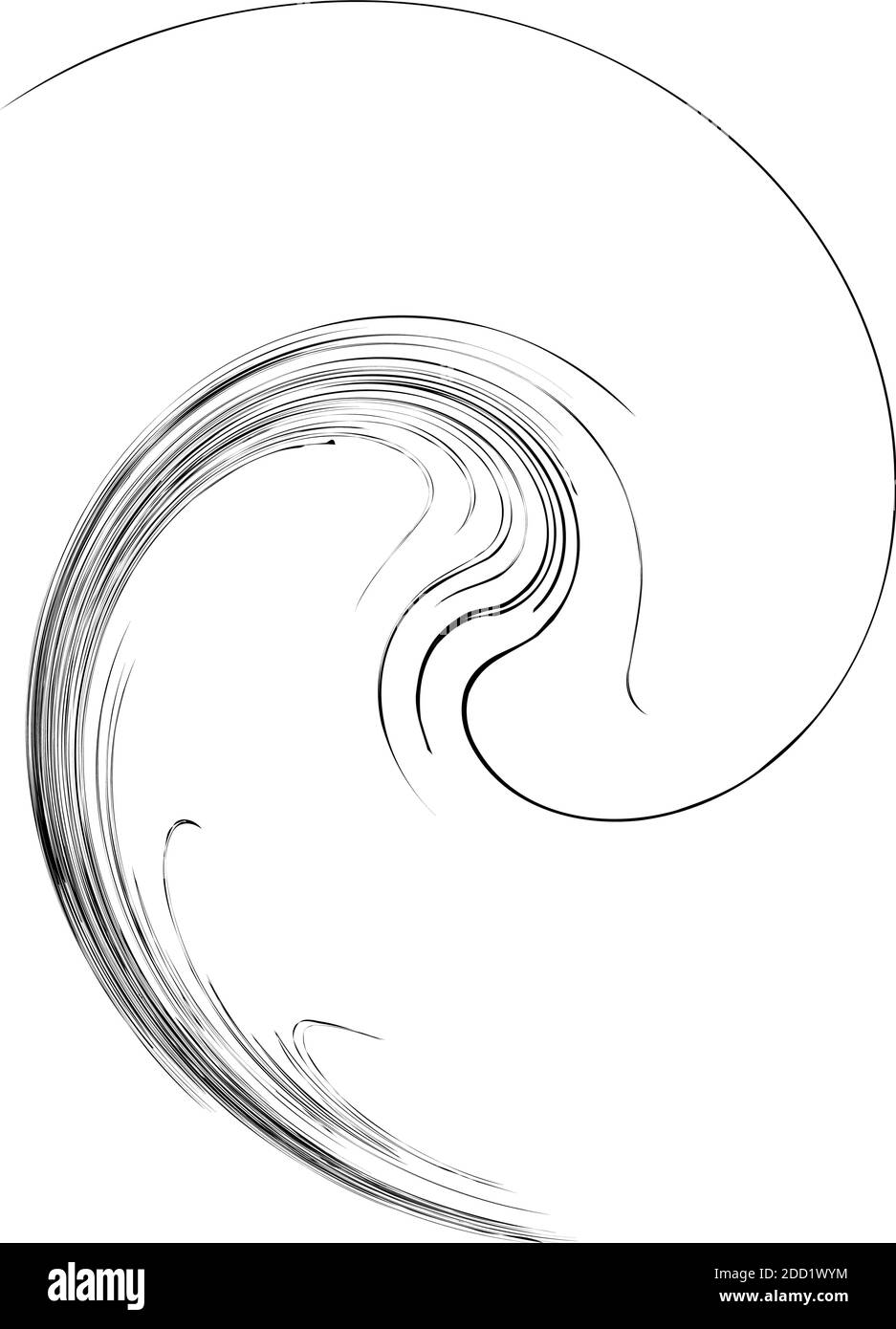Spirals, swirls, twirls. Helix, volute, snail shape – Stock ...