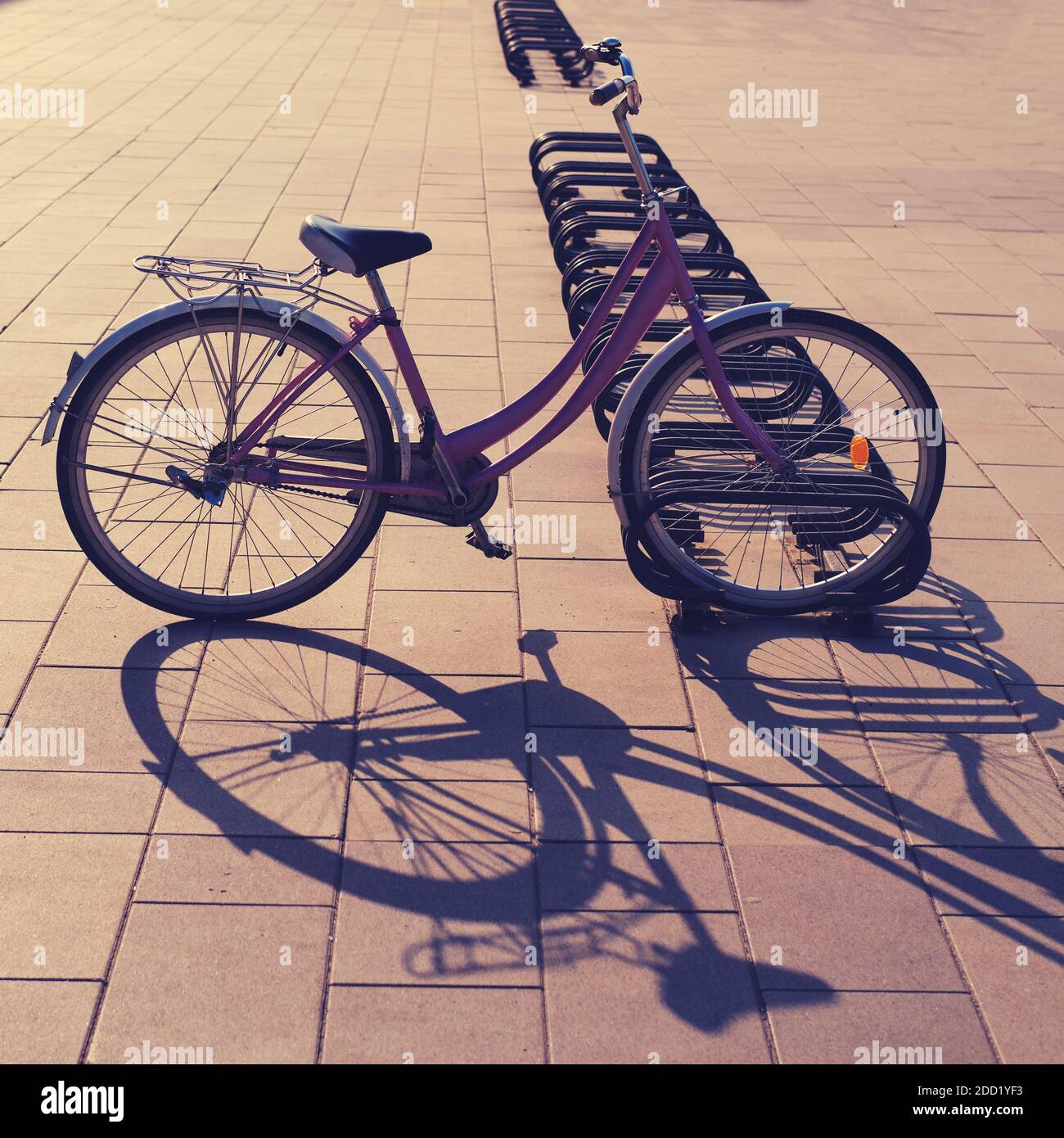 Bike shadow on pavement cycling hi-res stock photography and images - Alamy