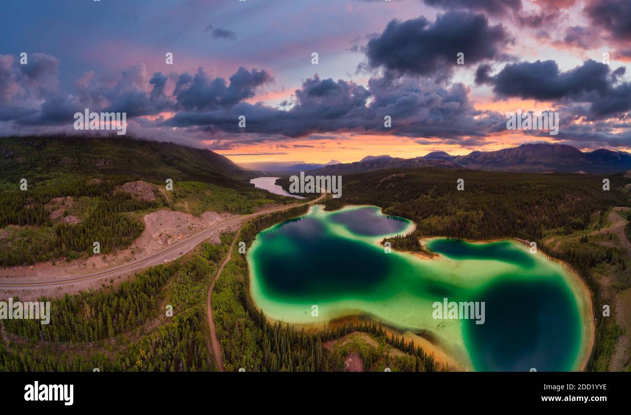 Beautiful Canadian Nature Landscape Stock Photo - Alamy