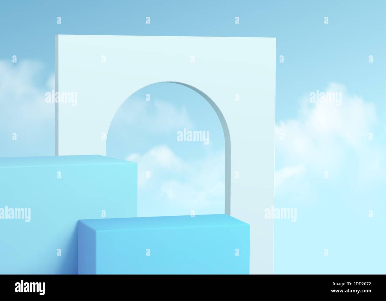 Blue premium product display Stock Vector Images - Alamy