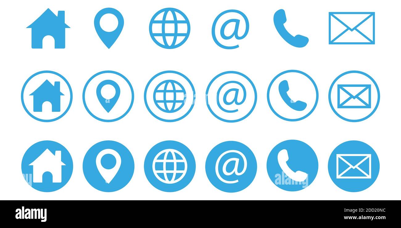 Mobile web app buttons Stock Vector Images - Alamy