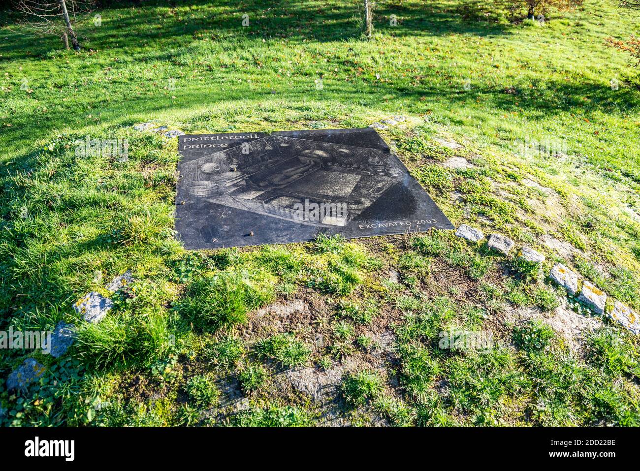 Anglo-Saxon burial mound, thought to contain the remains of Sæxa ...