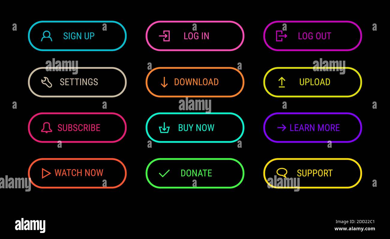 Rounded out Stock Vector Images - Alamy