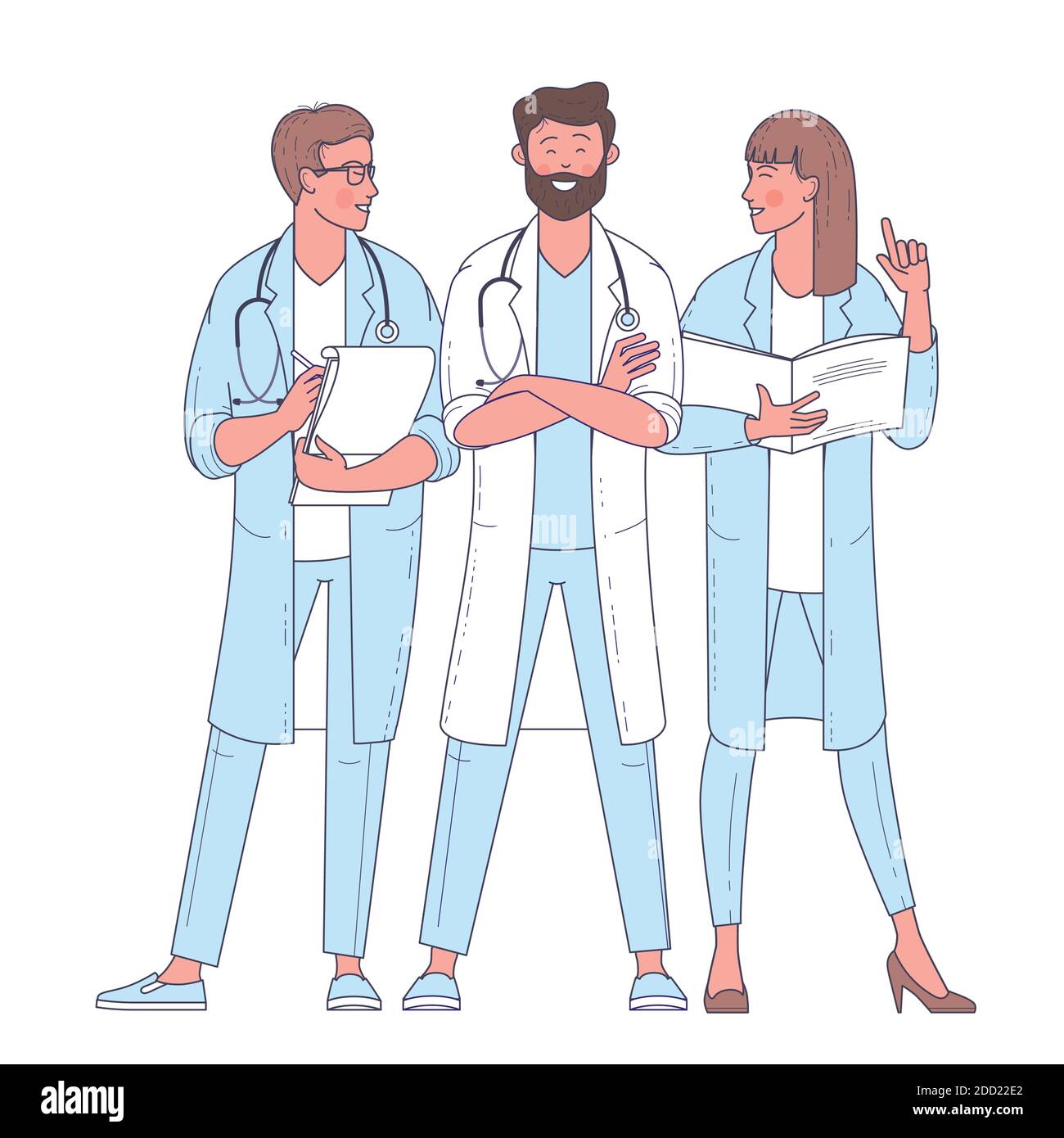 Doctor and the medics Stock Vector Images - Alamy