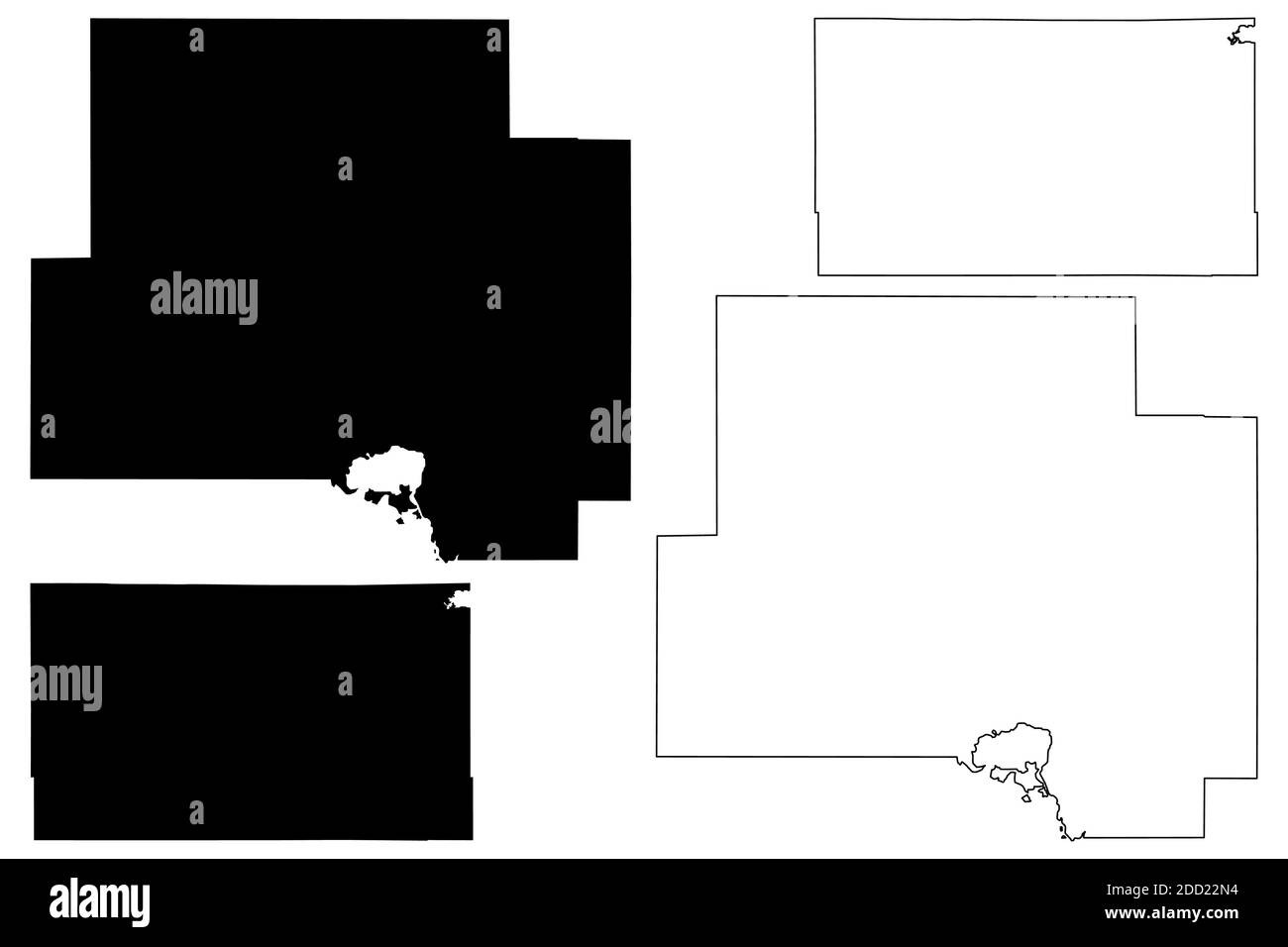 Map of dewey oklahoma Black and White Stock Photos & Images - Alamy