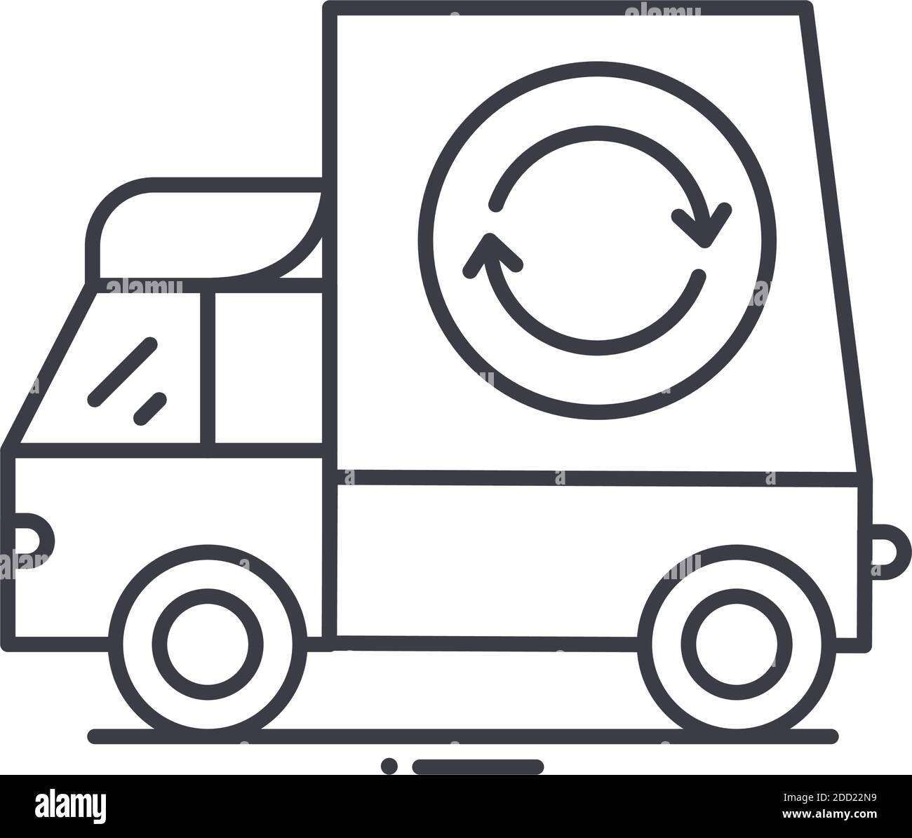 Express shipping icon, linear isolated illustration, thin line vector ...